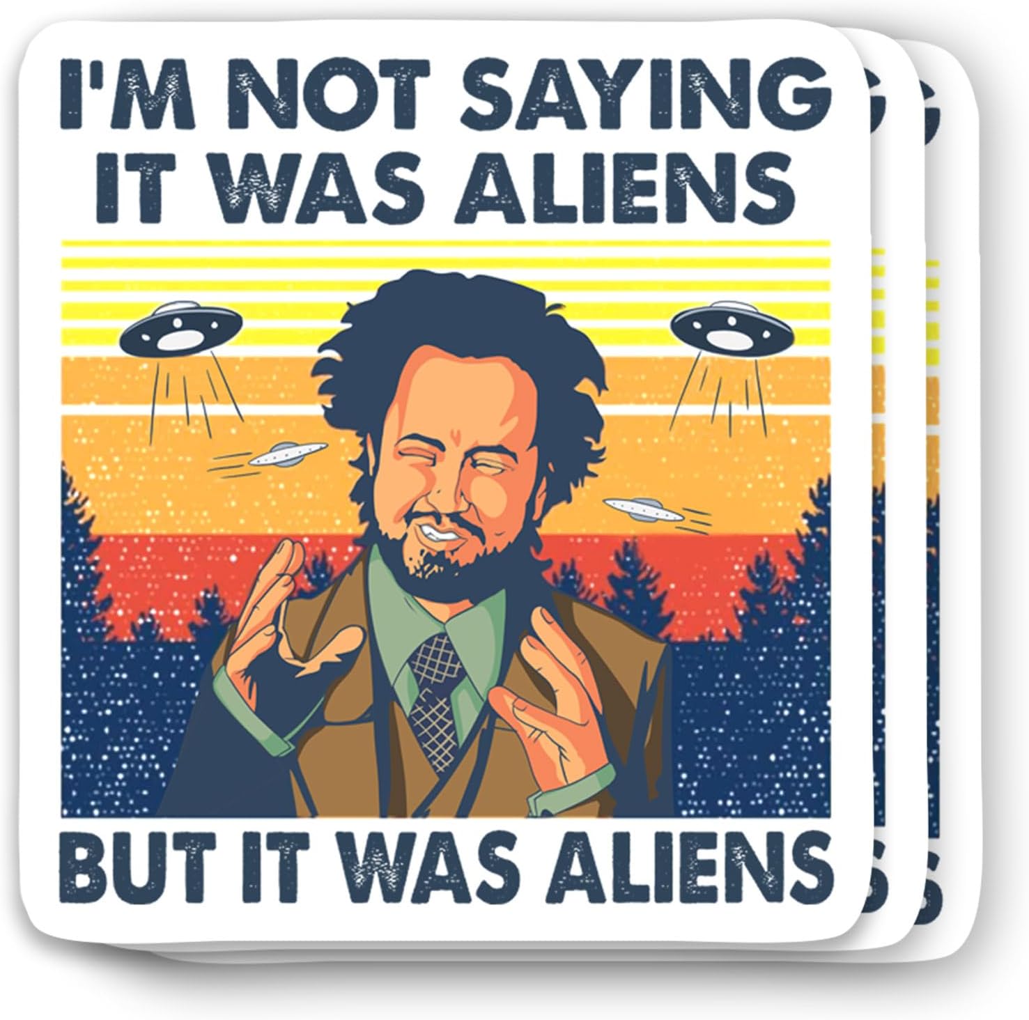 Amazon.com: JBaptist Vinylart (3Pcs) Giorgio Tsoukalos Ancient Alien I ...