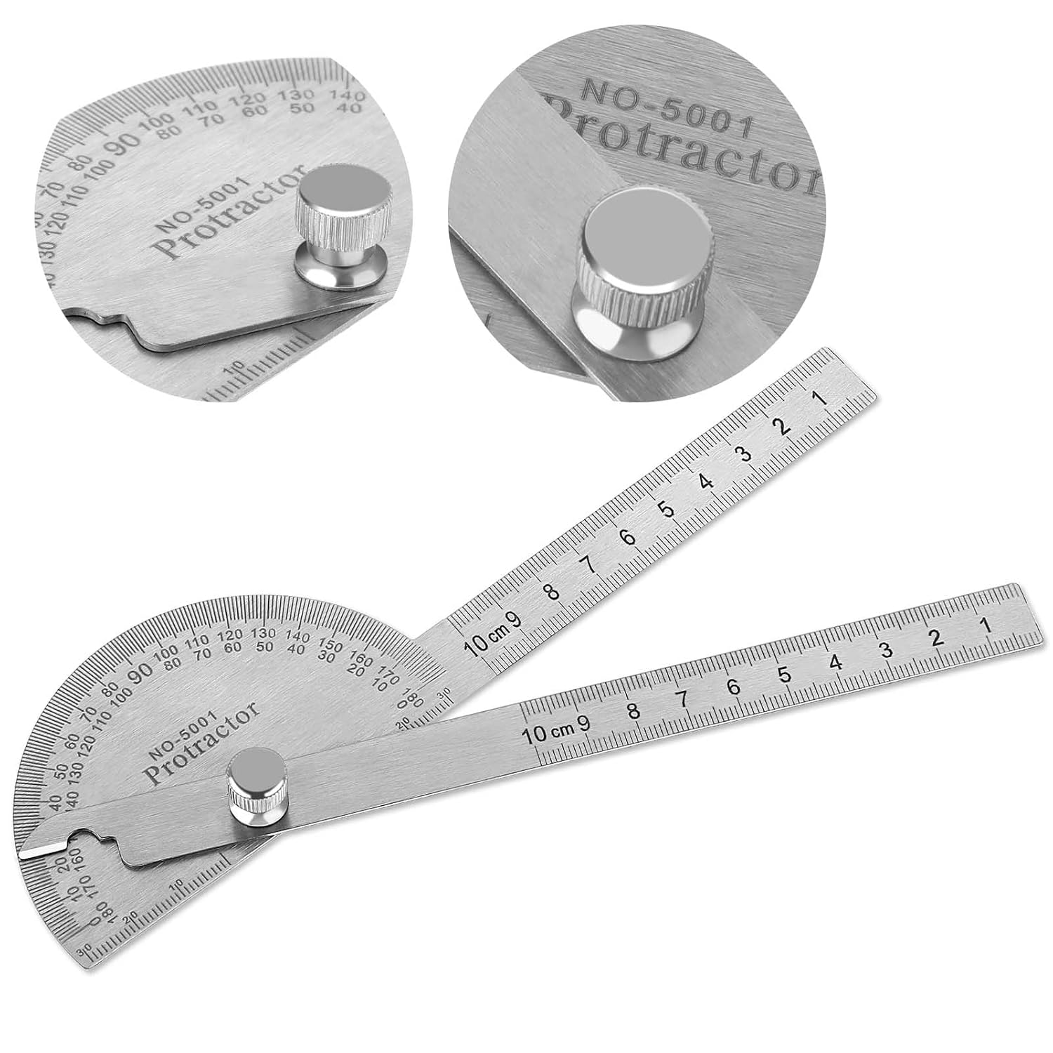Angle Finder Two Arm Adjustable 180 Degrees Angle Finder Ruler ...