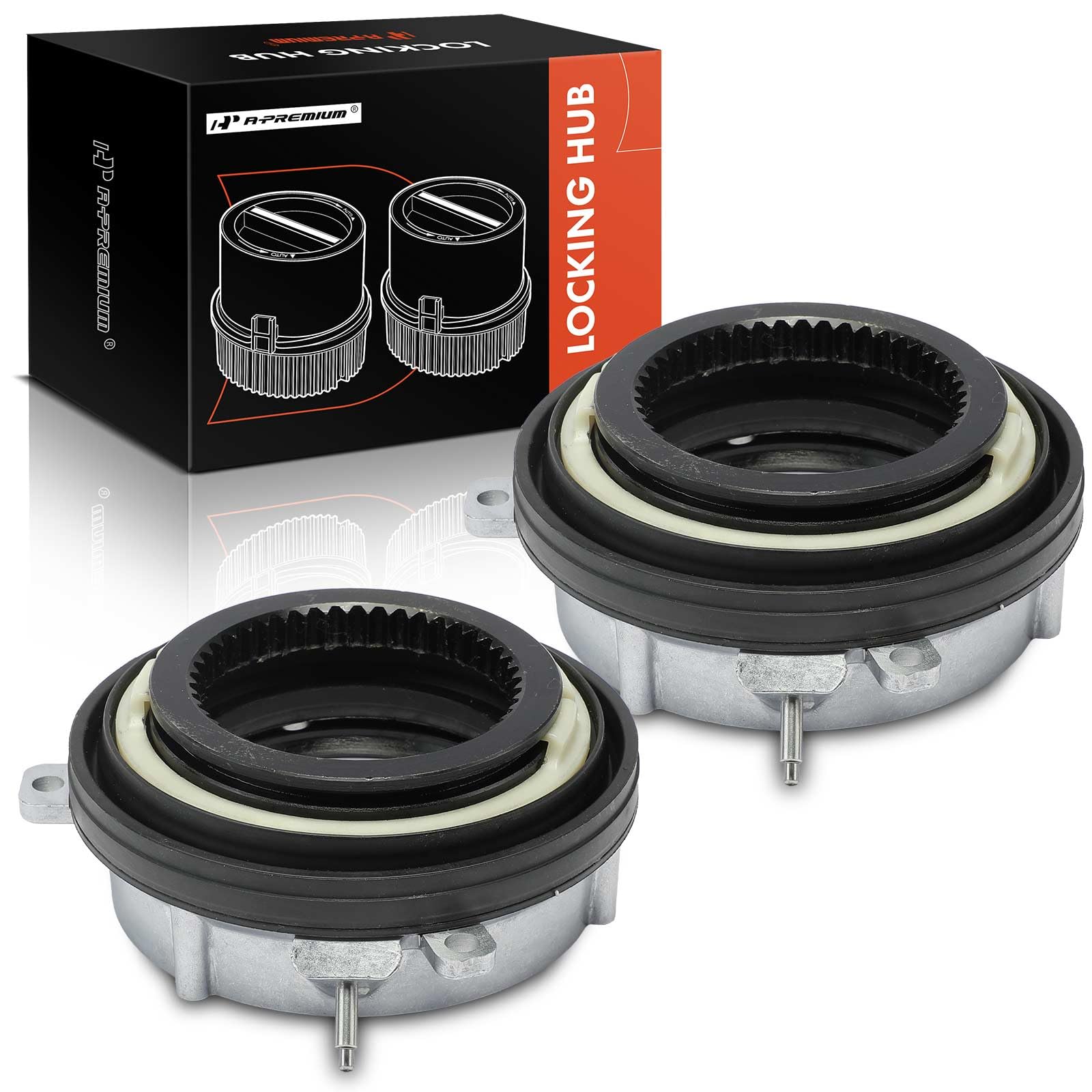 Amazon.com: A-Premium 2Pcs 4WD Auto Locking Hub Actuator Axle Hub Link ...