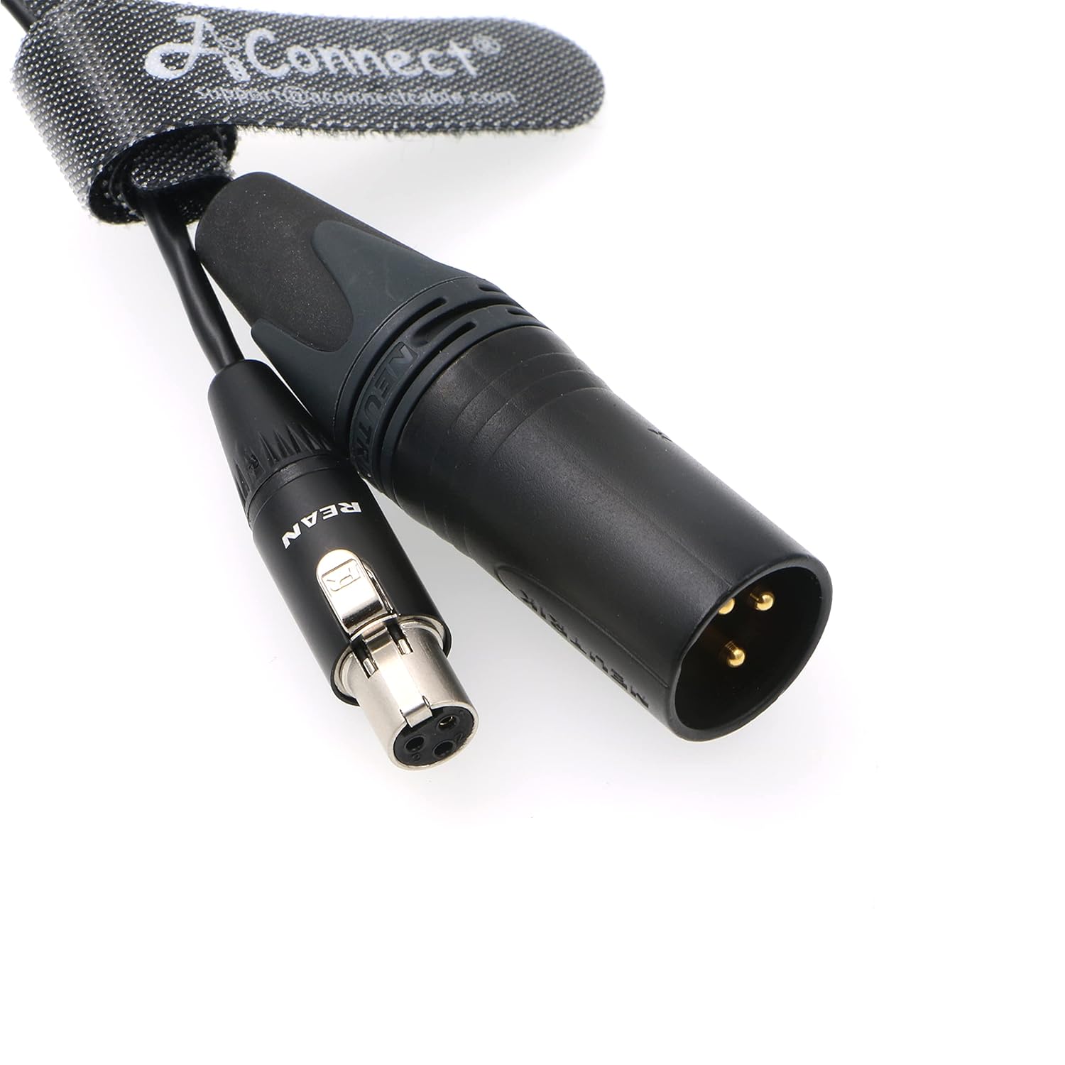 XLR-Cable-TA3F Original 3 Pin Mini XLR Hembra a 3 Pin XLR Macho Cable ...