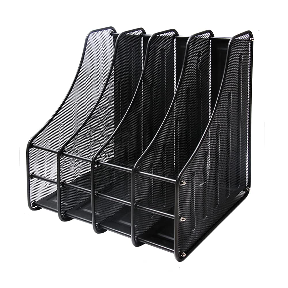 Snapklik.com : VIZ-PRO Desktop Organizer-Mesh File Magazine Holder