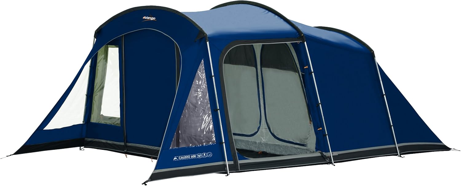 Vango Calisto 600 Uni Tent 520 x 380 x 220 cm blue surf blue Size ...