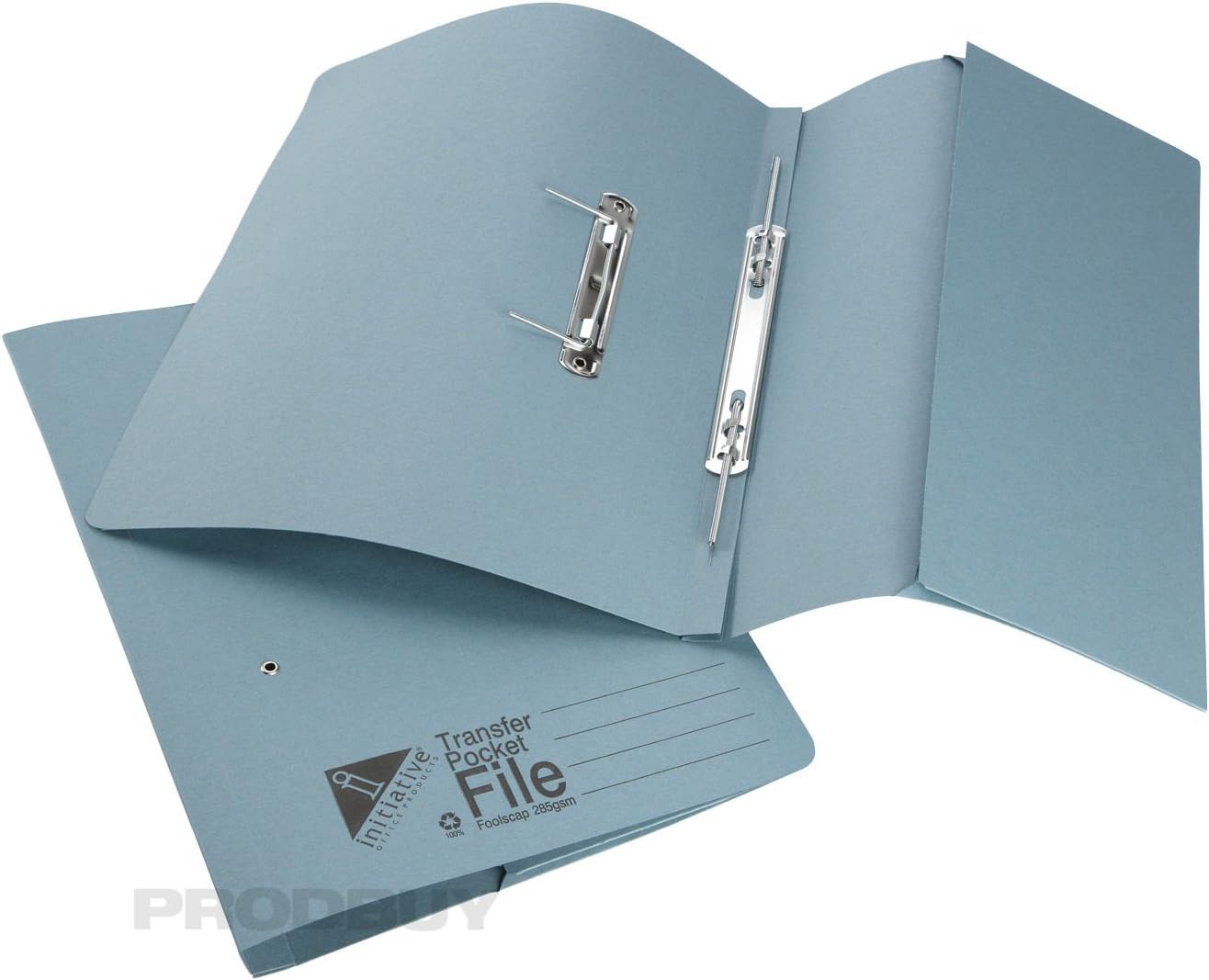 5 Star Office Transfer Spring File with Pocket 315gsm 38mm Foolscap ...