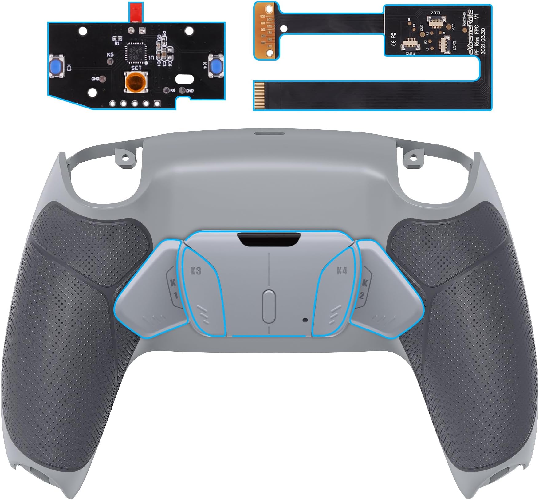 eXtremeRate DAWN2.0 FlashShot Trigger Stop Remap Kit für ps4 CUH-ZCT2 ...