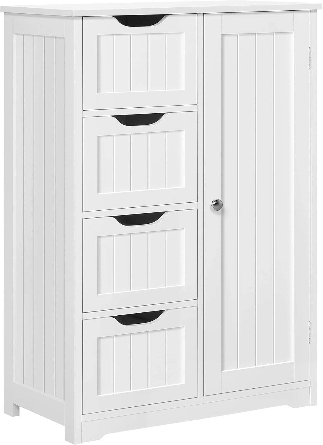 Yaheetech Bathroom Floor Cabinet Free Standing Storage Unit Wooden ...
