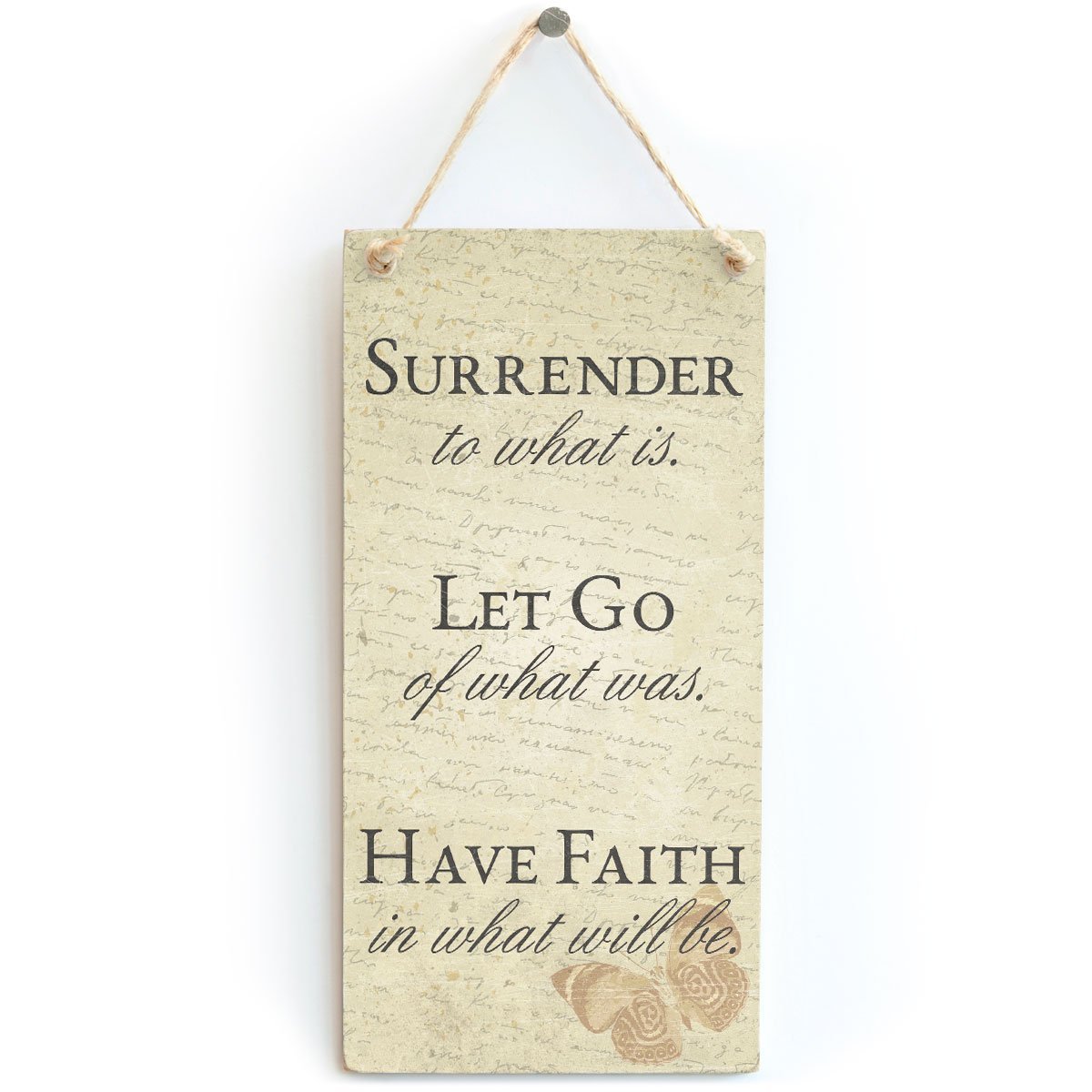 Amazon.com: Meijiafei Surrender to What is. Let Go of What was. Have ...