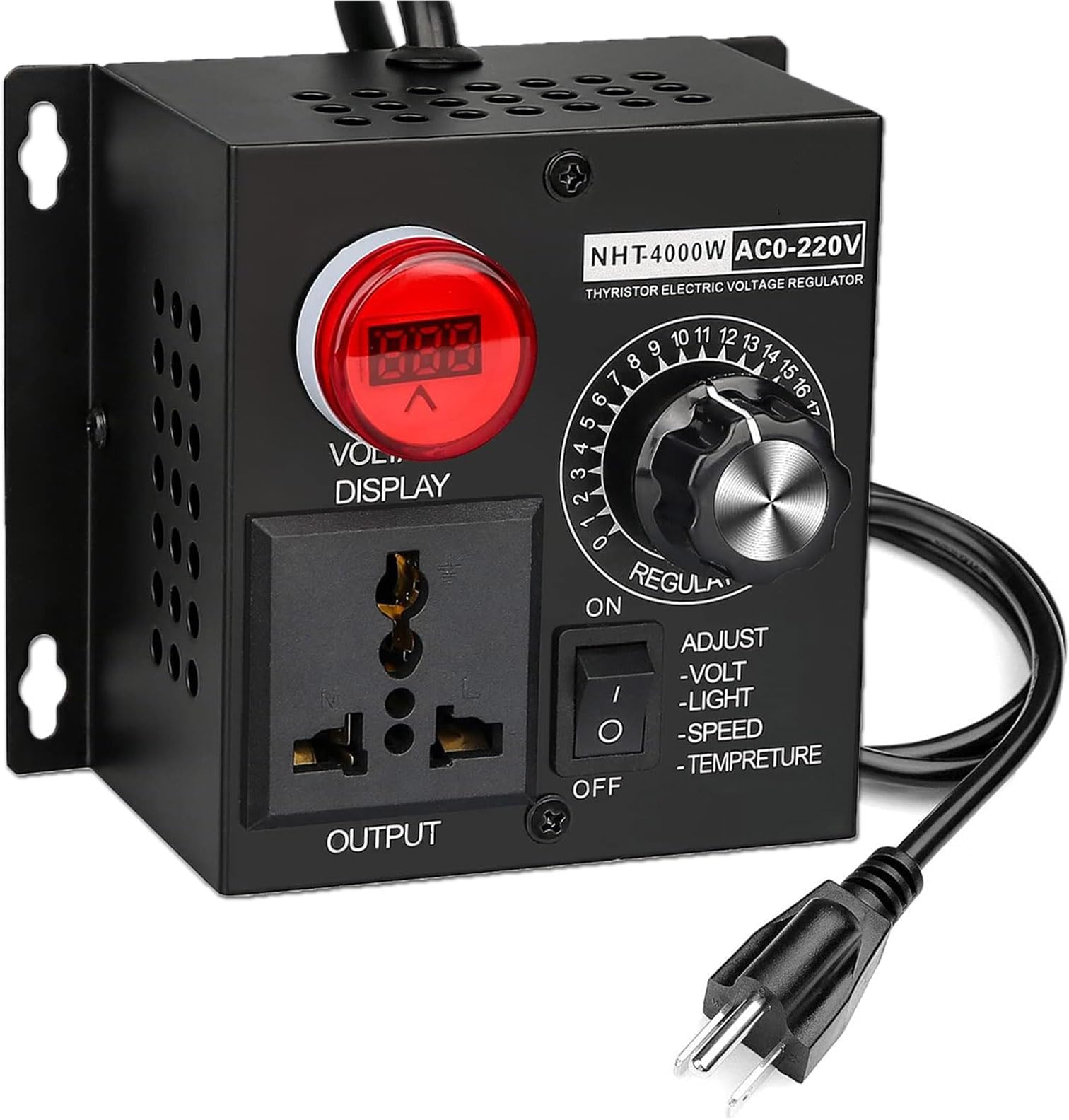 Amazon.com : WWZMDiB AC PWM Motor Speed Controller AC 120V-220V to 0 ...