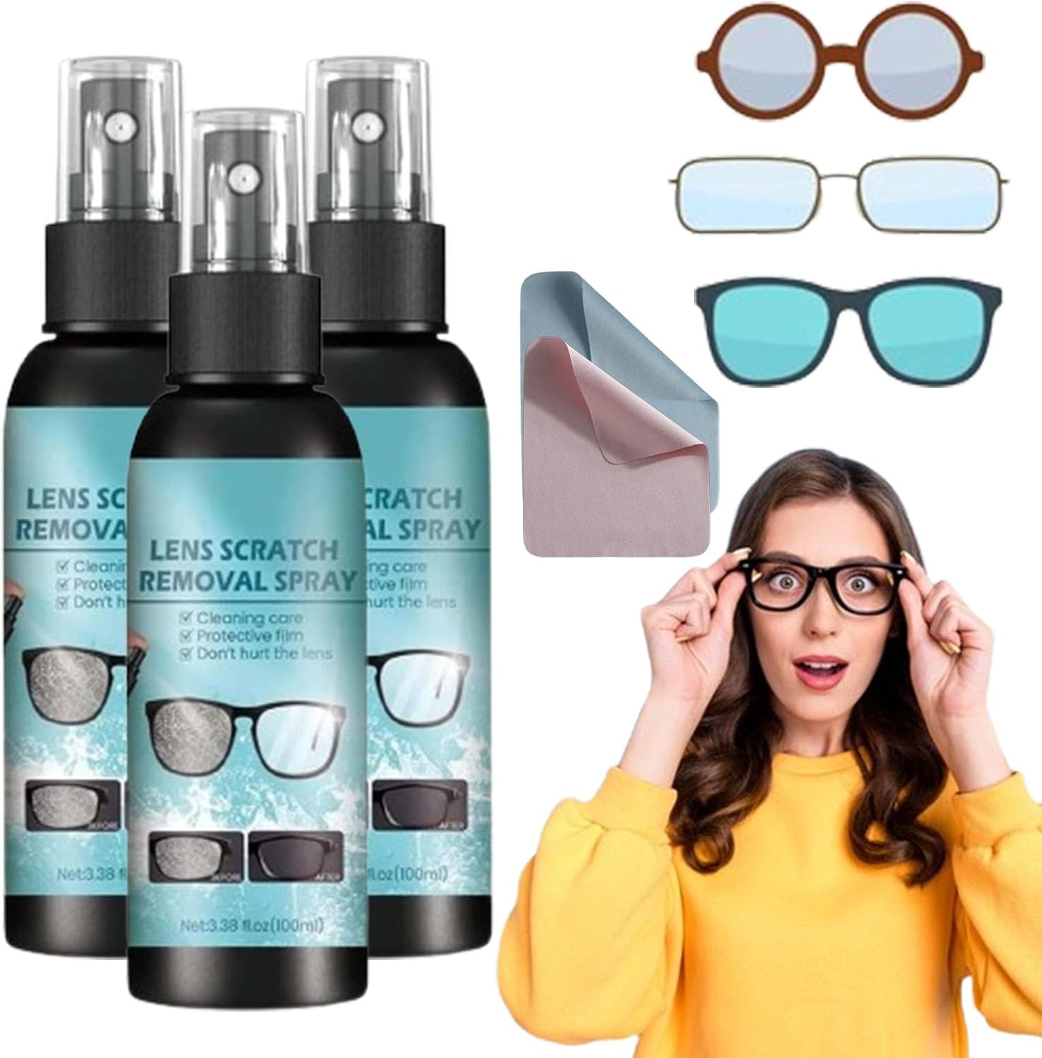 Amazon.com: 2024 New Lens Scratch Remover, Lens Scratch Removal Spray ...