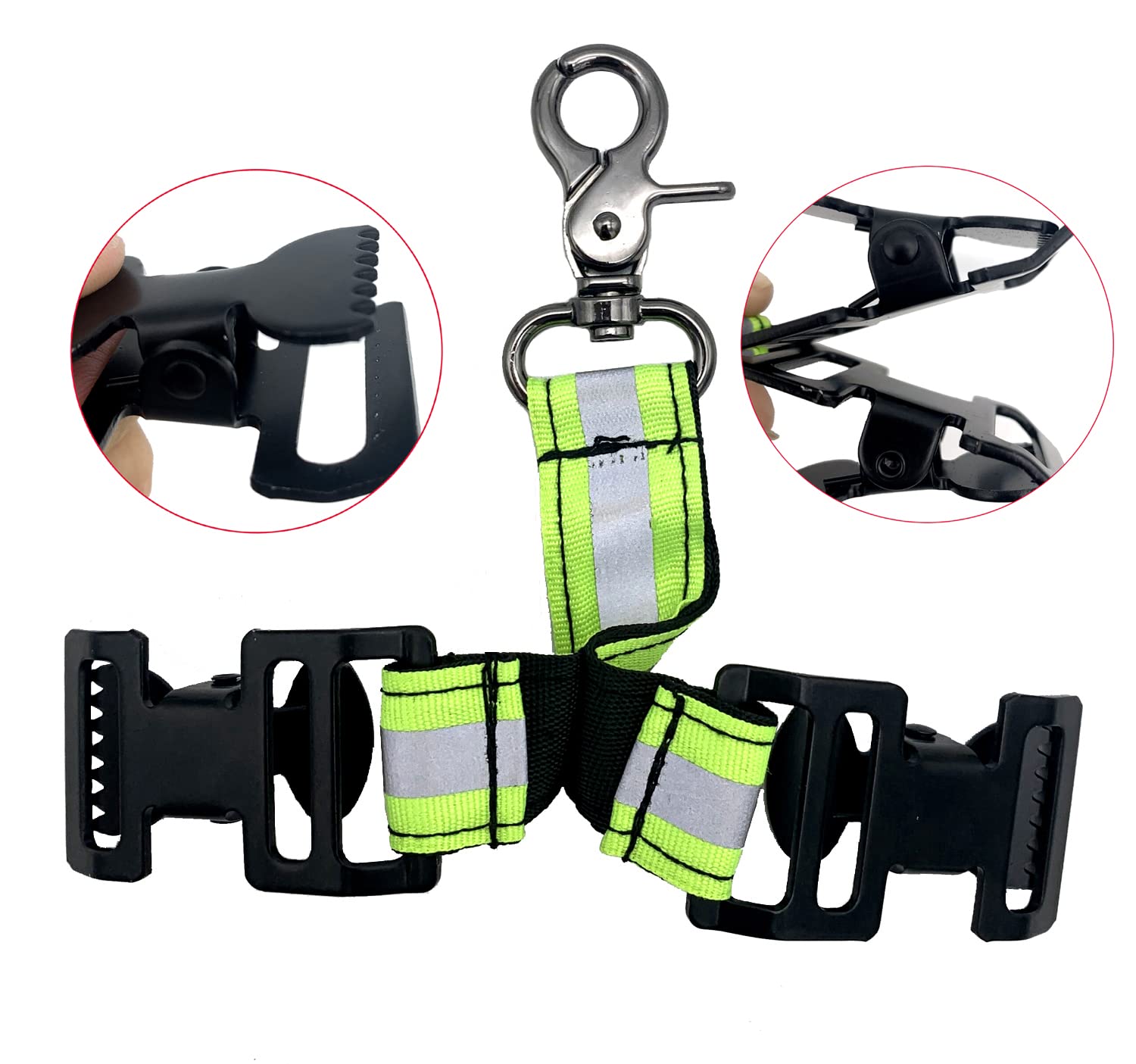 Snapklik.com : Wanty Heavy-Duty Firefighter Turnout Gear Glove Strap