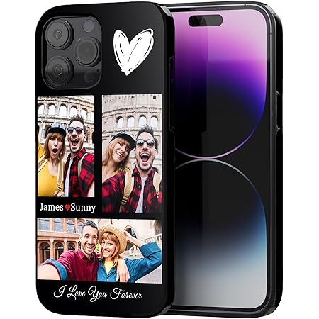 Amazon.com: CASEZILY Personalized Multiple Pictures Phone Case Custom ...