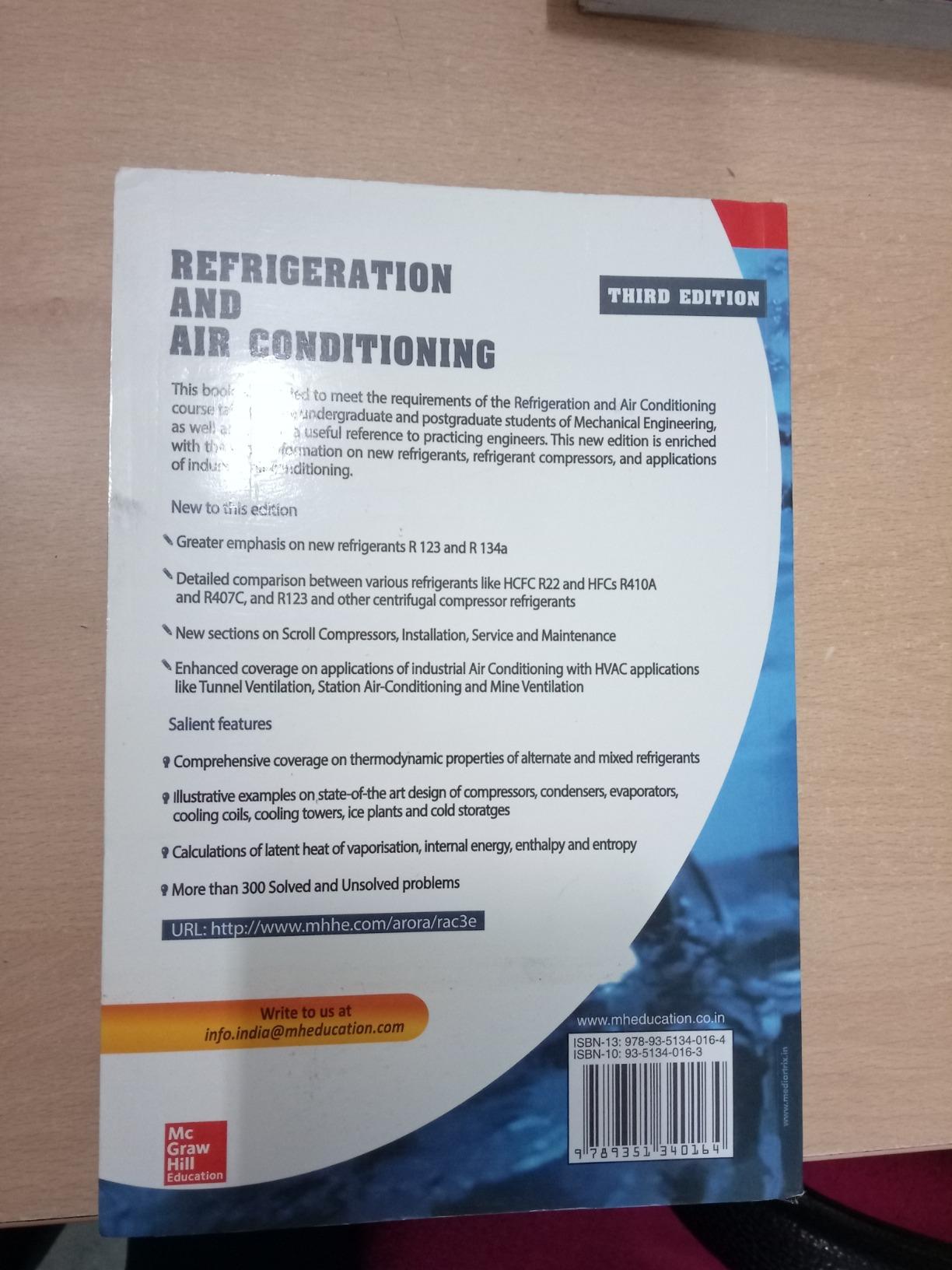 Buy Refrigeration and Air Conditioning | 3rd Edition Book Online at Low ...