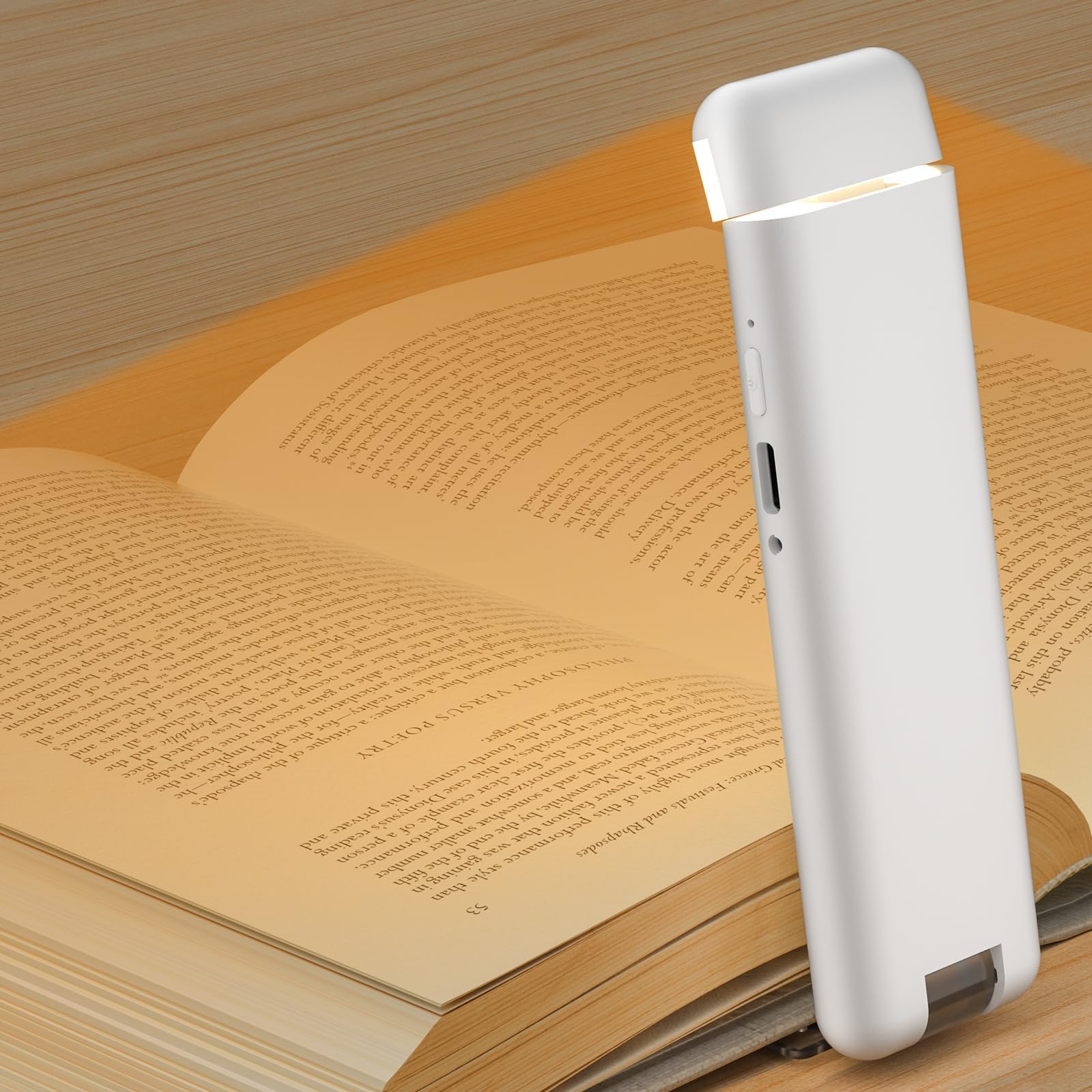HONWELL Rechargeable Book Light, Clip On LED Reading Lights for Kids ...