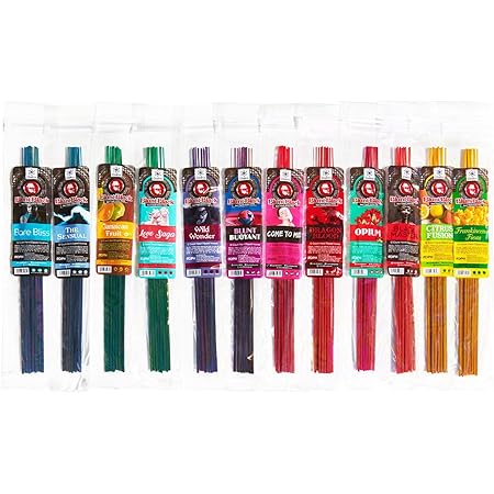 Amazon.com: Blunteffects Incense - 12 Scents Variety Pack 12 Sticks Each - 11" 144 Total Sticks ...
