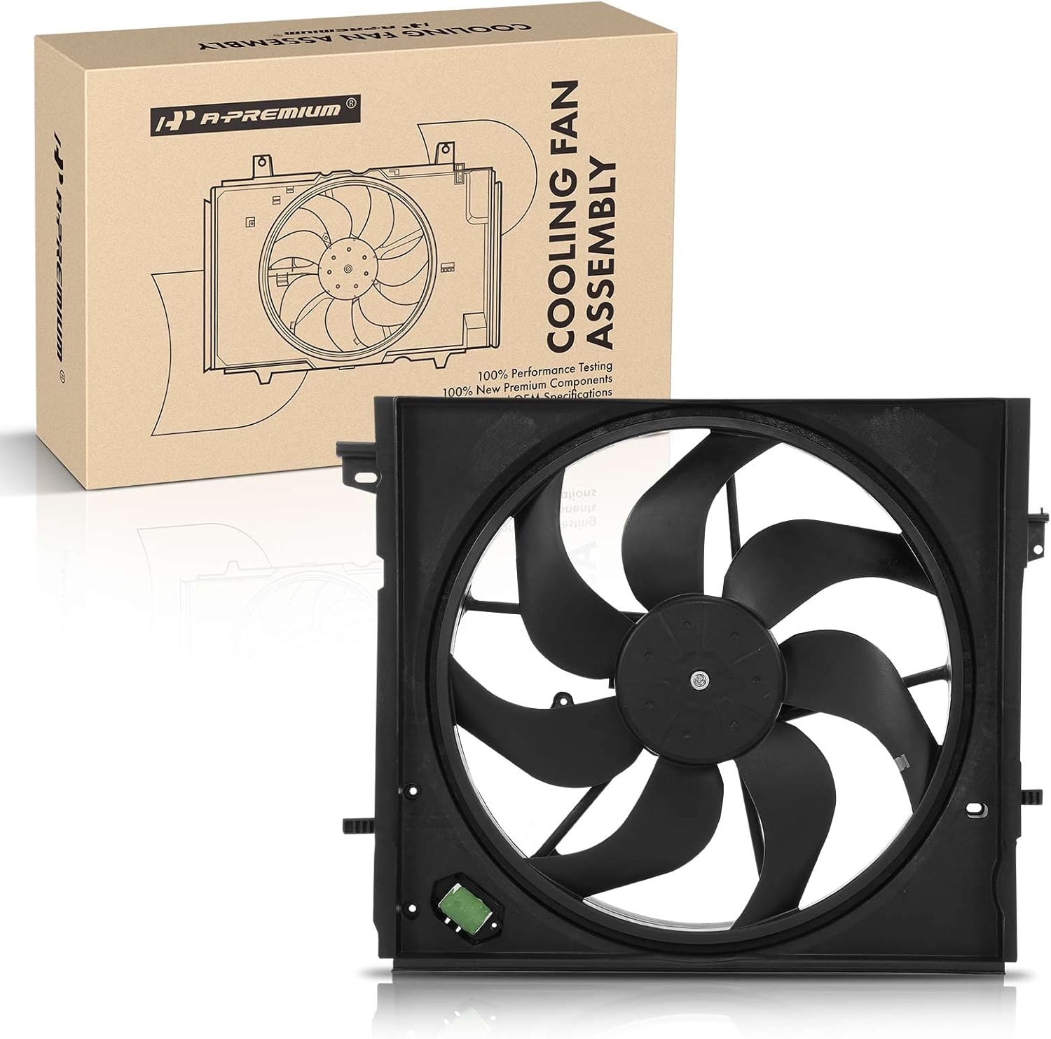 Amazon.com: A-Premium Engine Radiator Cooling Fan Assembly Compatible ...