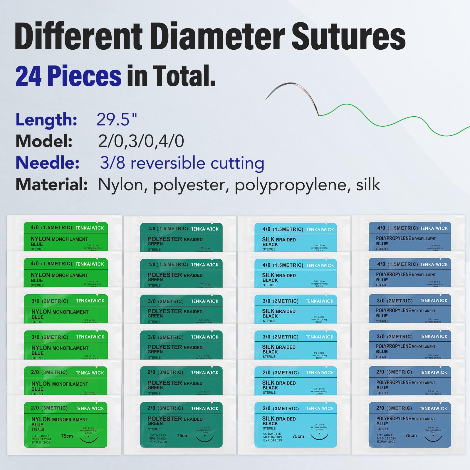 Snapklik.com : 40 Pieces Suture Practice Kit For Medical Students ...