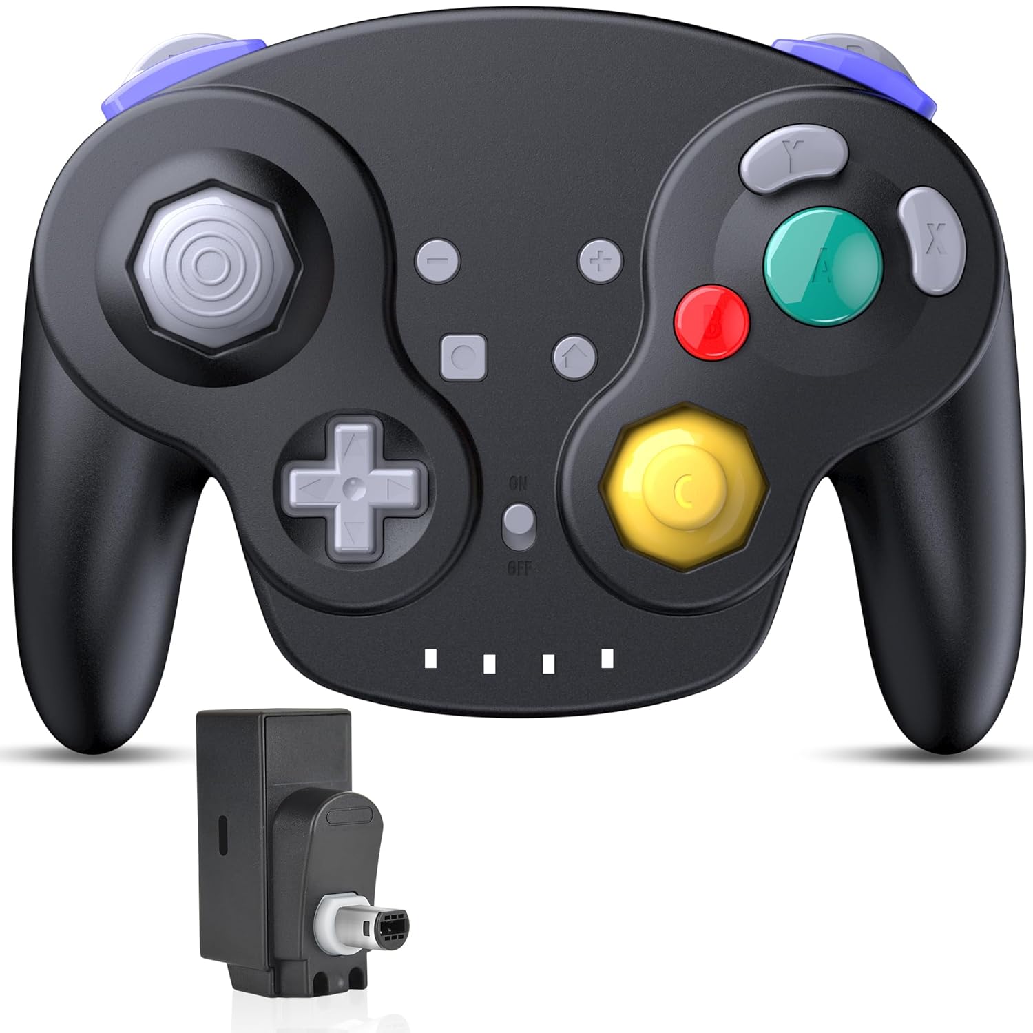 Amazon.com: SAFFUN 2.4 GHz Wireless NGC Controller, GameCube Receiver ...