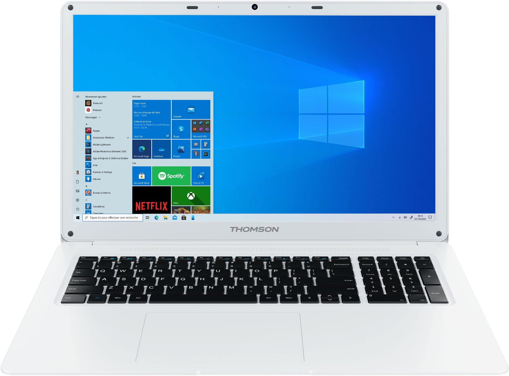 THOMSON Laptop-PC 17", 8 GB RAM, Festplatte 1 TB, AZERTY-Tastatur ...