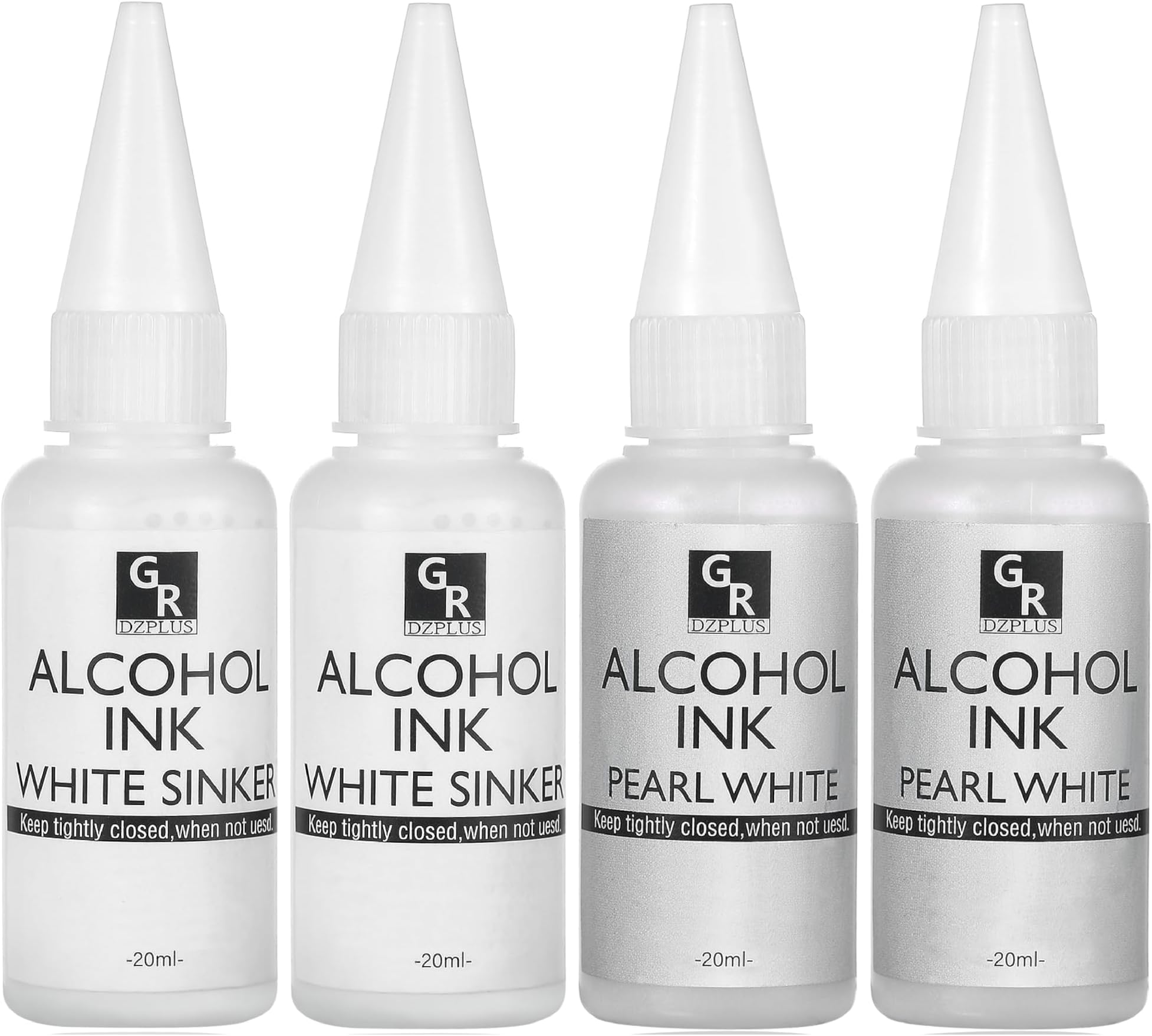 Amazon.com : White Alcohol Ink for Epoxy Resin - 4 Ounce White Color ...