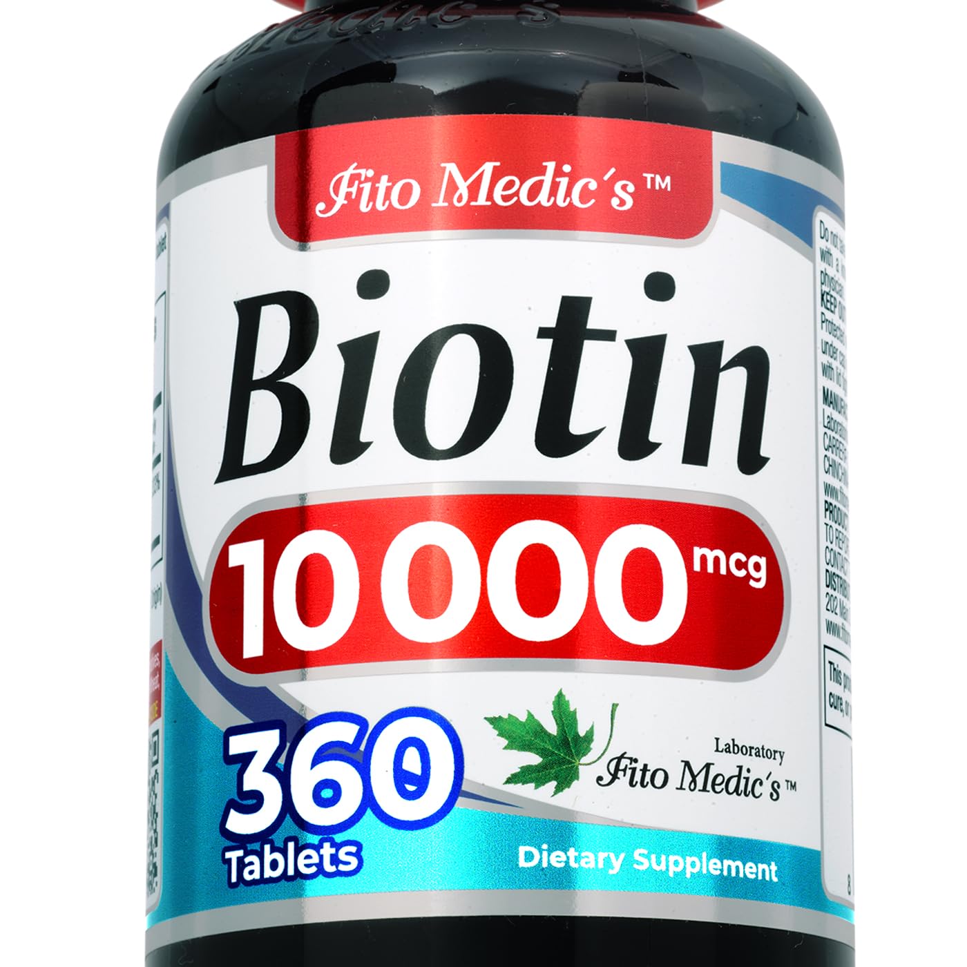 Amazon.com: FITO MEDIC'S Lab | biotin 10000mcg |360 tab | biotin ...