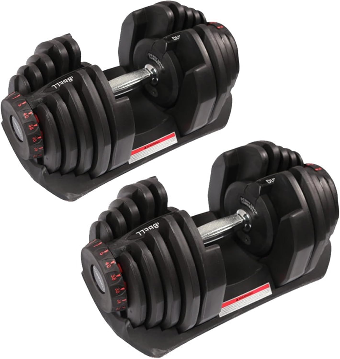 Fitness Master 2x40kg Adjustable Dumbbell Set Home GYM Exercise ...