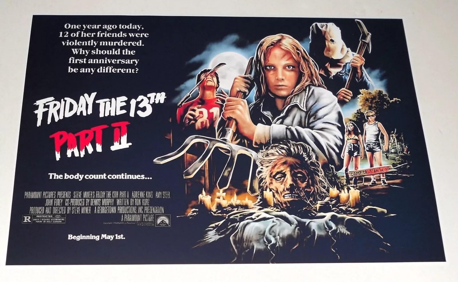 Friday The 13th 2 Poster Friday The 13th Part VI: Jason Lives
