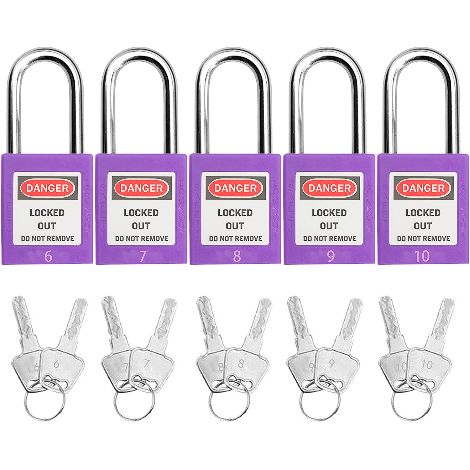 Snapklik.com : SAFBY Lockout Tagout Locks, Safety Padlock, Keyed ...