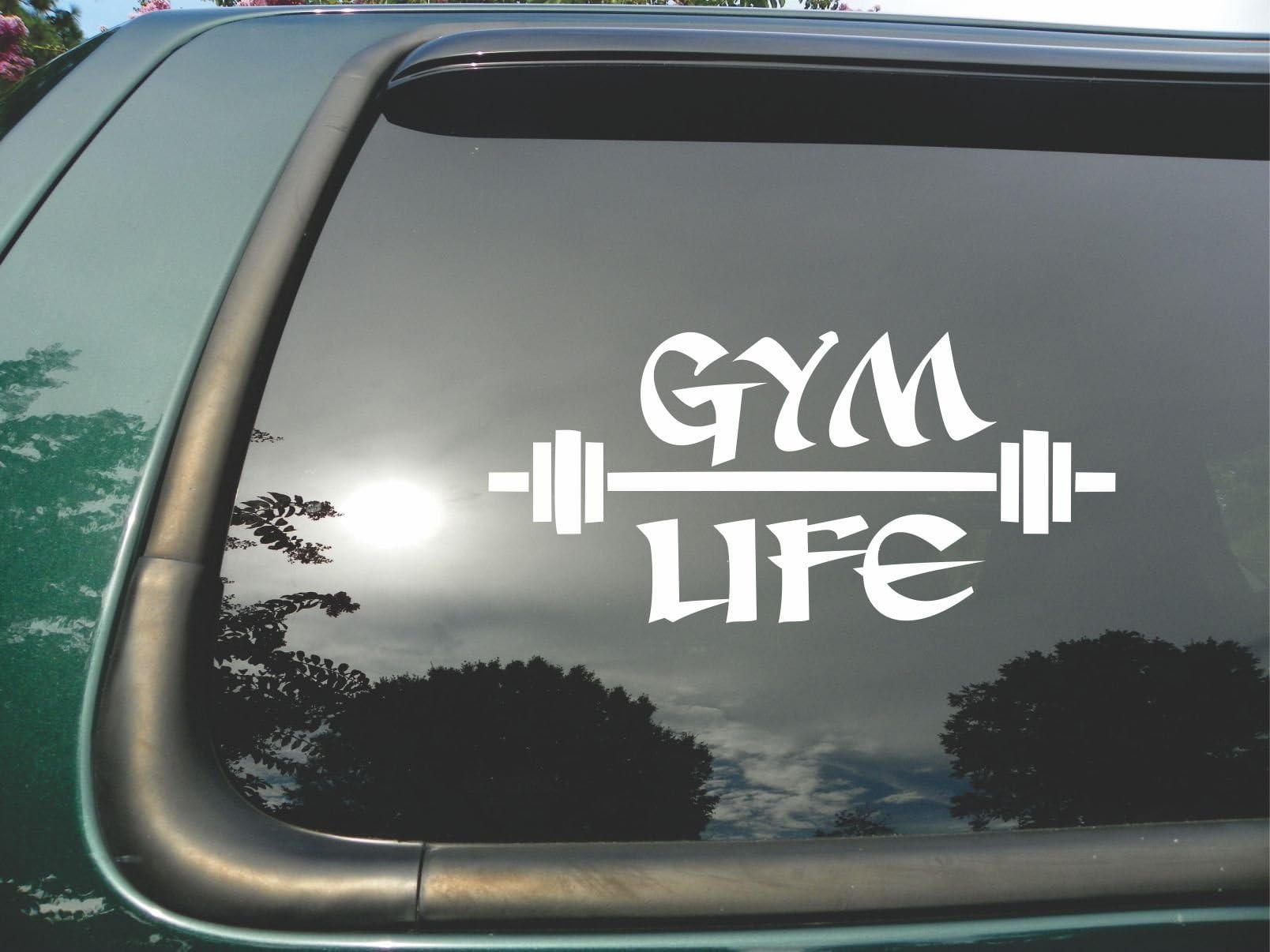 Amazon.com - Love to Lift Barbell w/Heart Decal Gym Weightlifter Car ...