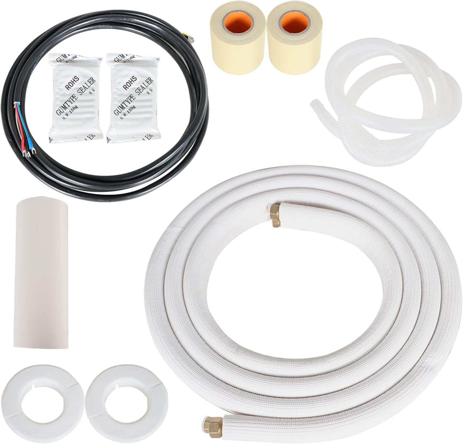 Amazon.com: Thomletha 16FT Air Conditioning Cooling Connection Tube 3/8 ...