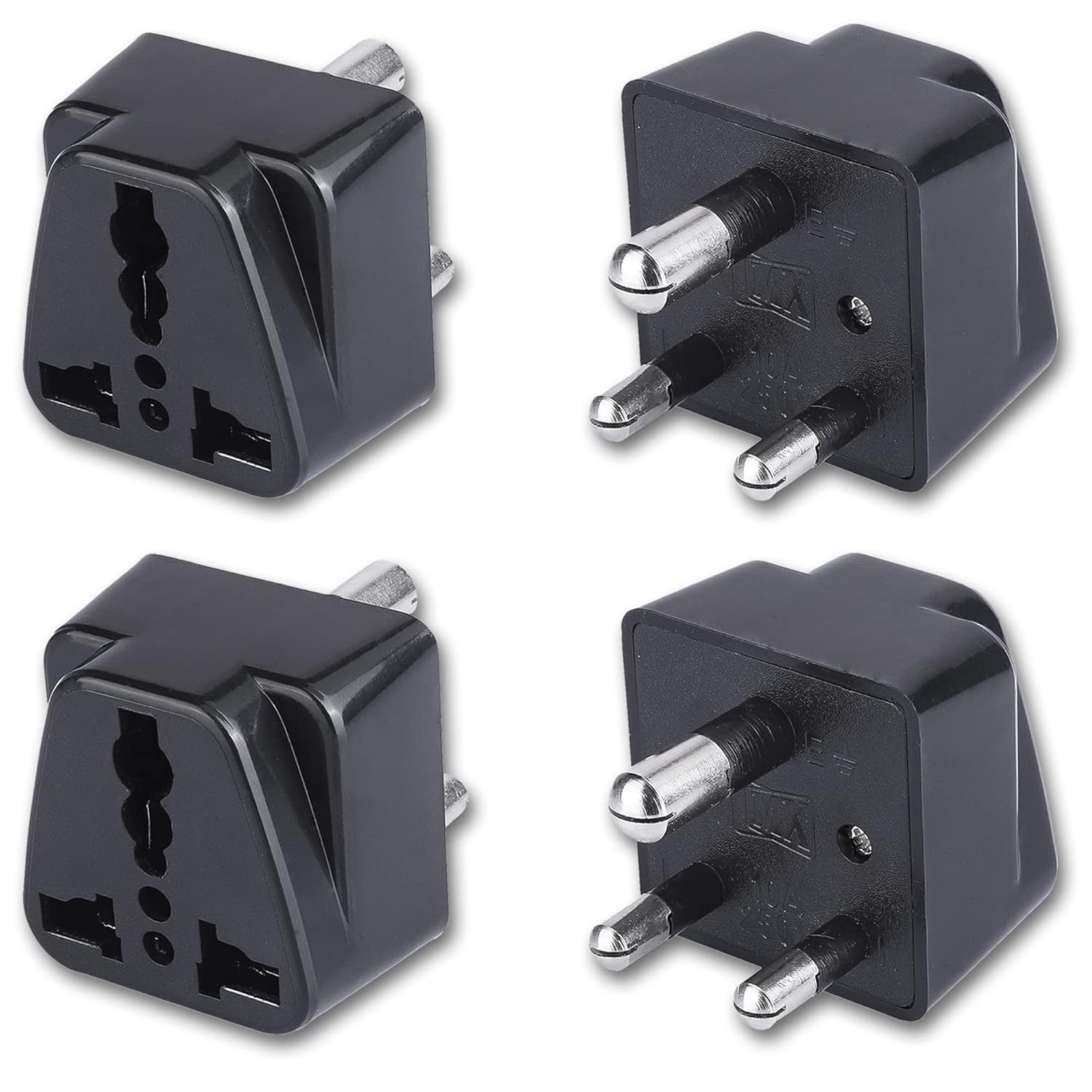MX Universal 3 PIN Travel Adapter (Type D) India to USA, UK, China ...