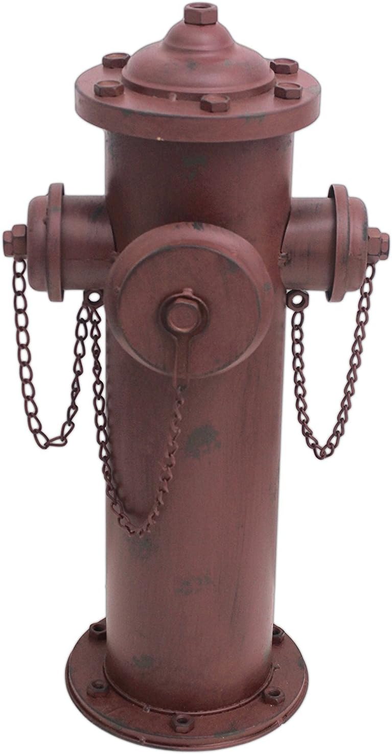 Amazon.com : MayRich 23" x 8" Distressed Decorative Metal Fire Hydrant ...