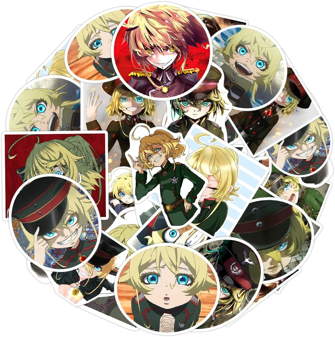 Amazon.com: Stickers Pack 20 Pcs The Waterproof Saga Colorful of Vinyl ...