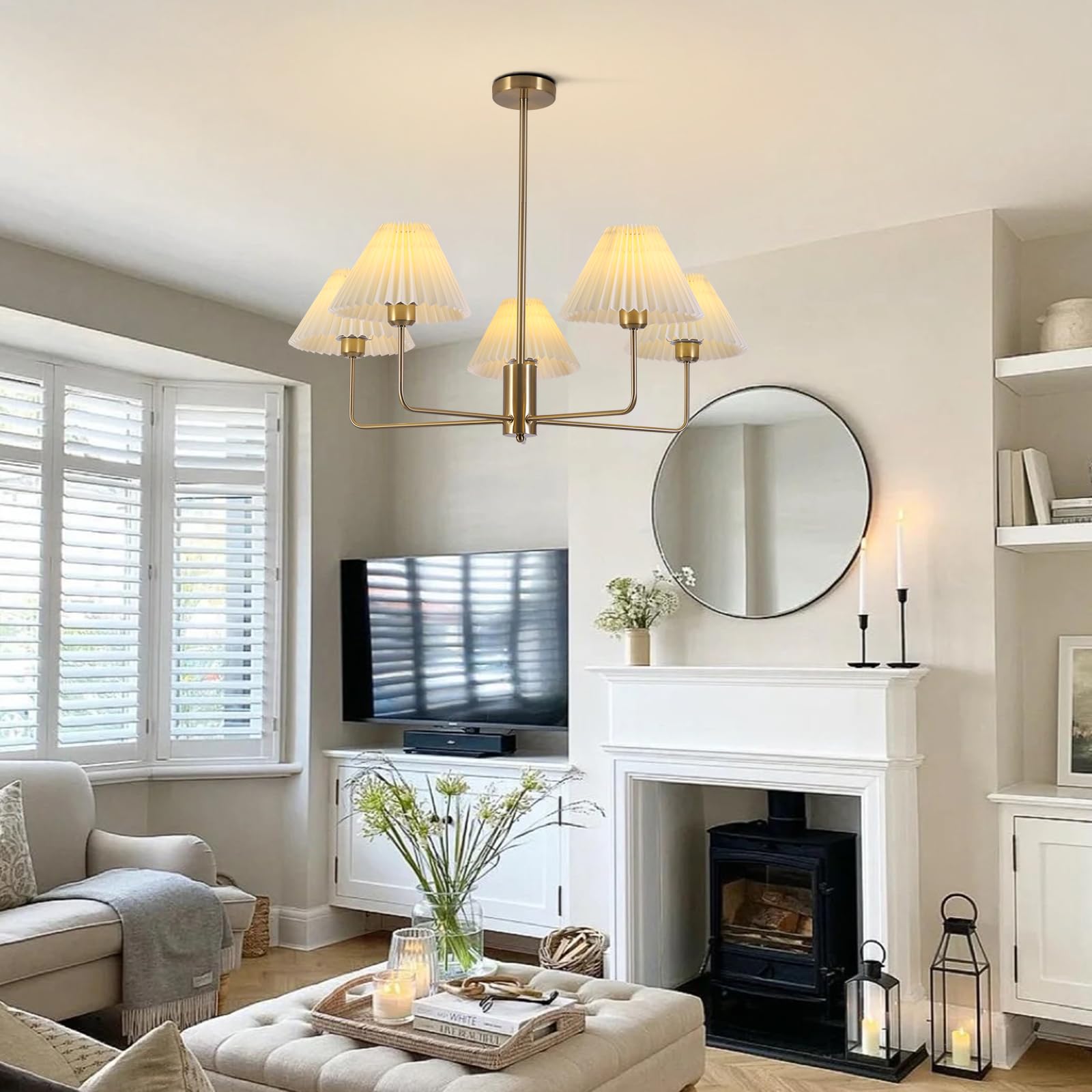 Show Images Of Pendant Lighting Above Fireplaces