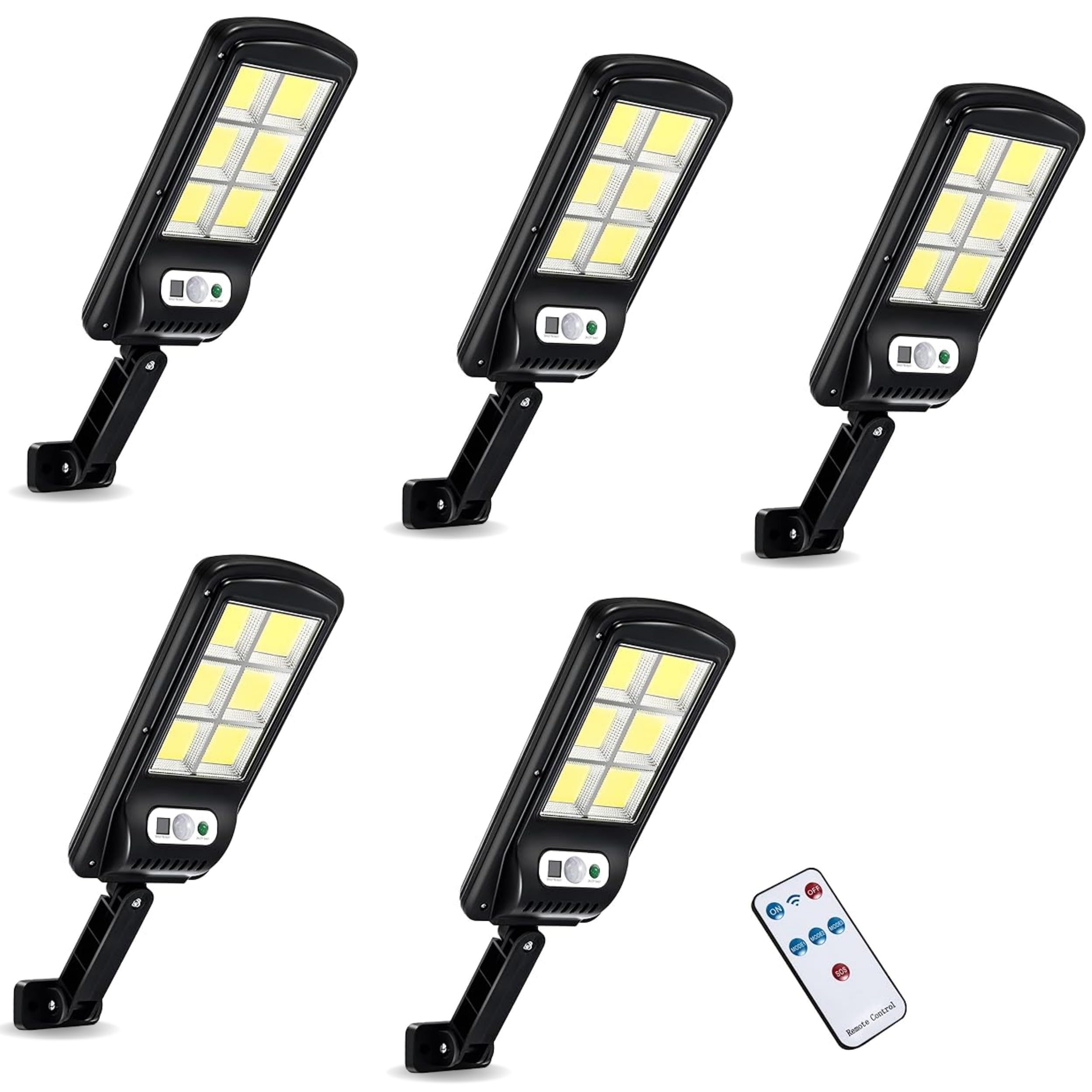 D'Mak Solar Motion Sensor Detector Street Light for Lawn, Patios ...