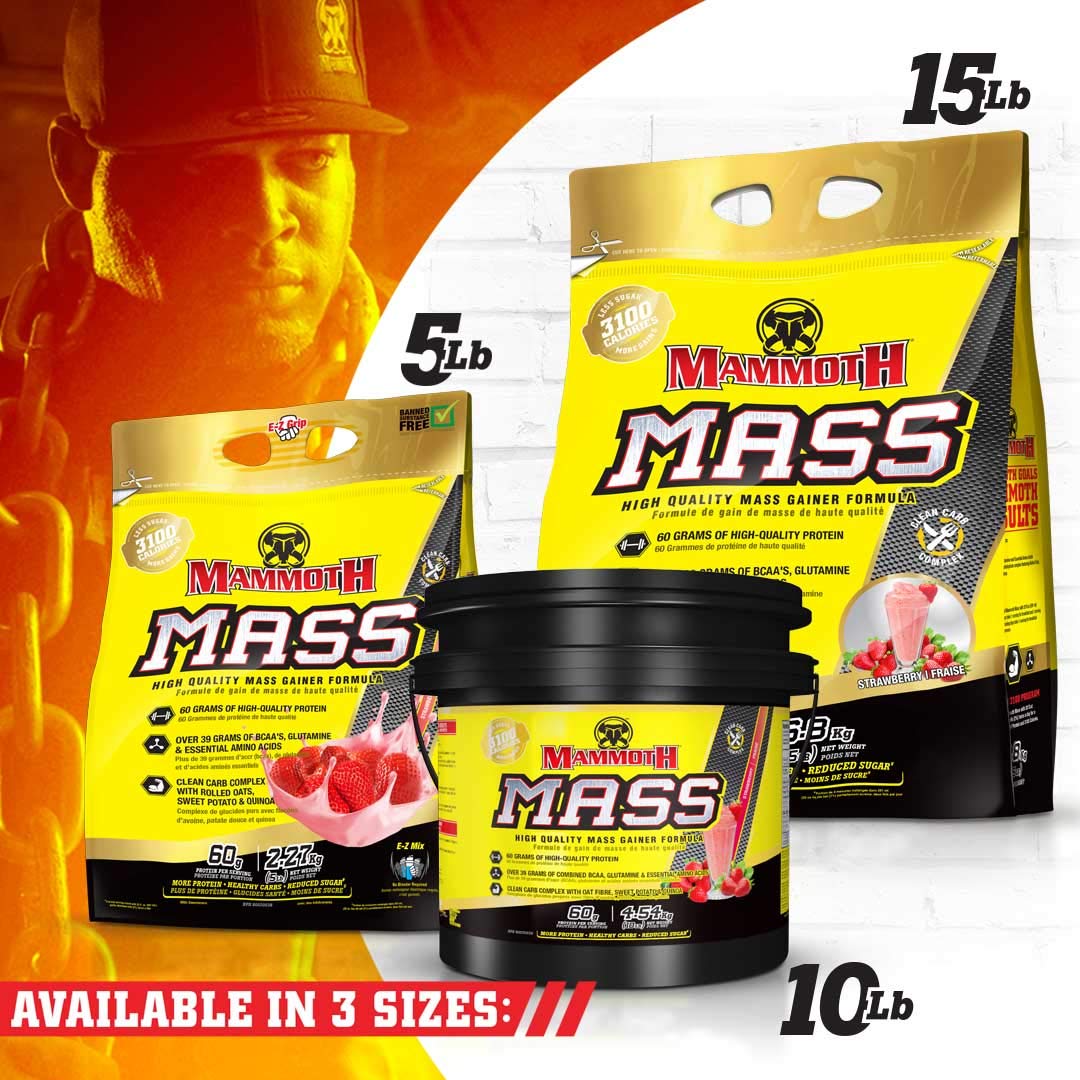 Snapklik.com : MAMMOTH Mass: Weight Gainer, High Calorie Protein Powder ...