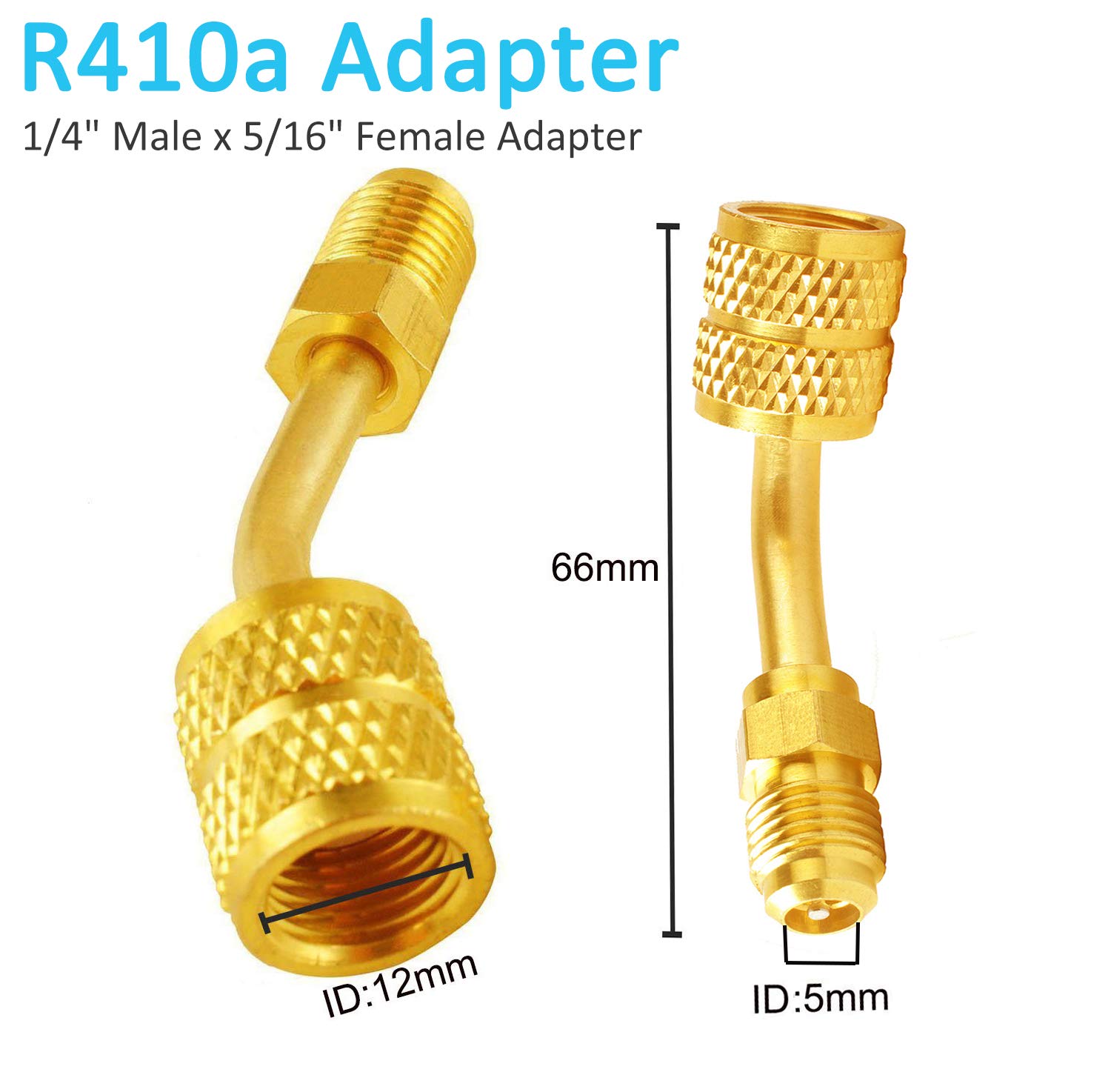 Snapklik.com : R410a Adapter For Mini Split, 5/16" SAE Female Quick ...
