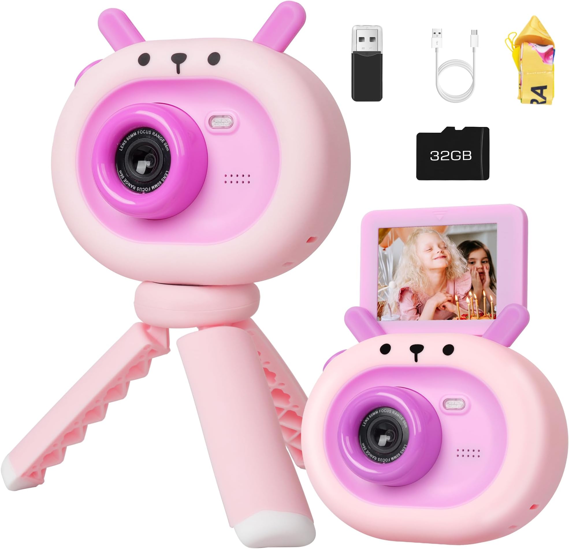 Amazon.com : Kids Digital Camera Toddler Camera HD 1080P Video Camera ...