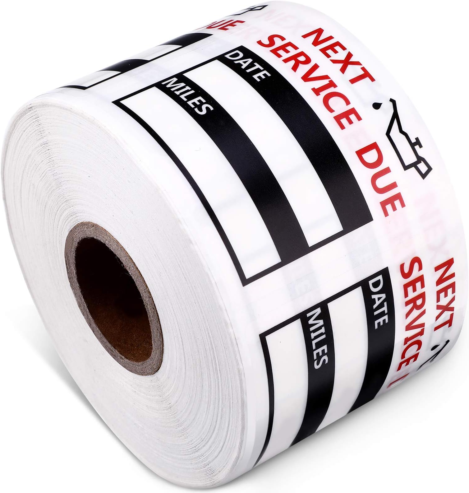 Amazon.com : 2x3 inch 200 PCS Black Preventive Maintenance Stickers for ...