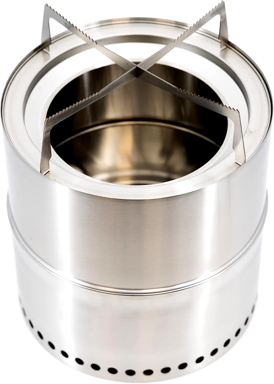 Amazon.com : Amgo 16" x 16" Stainless Steel Portable Fire Pit ...