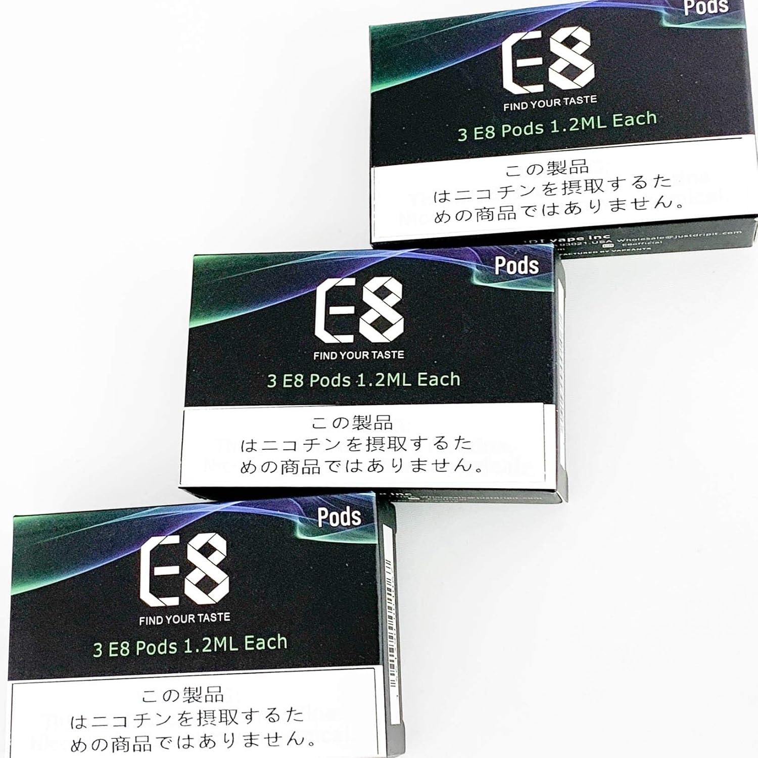 Amazon.co.jp: JDI E8 POD System Vape Kit 400mAh (E8 Pods(3箱合計9個)) : ドラッグストア