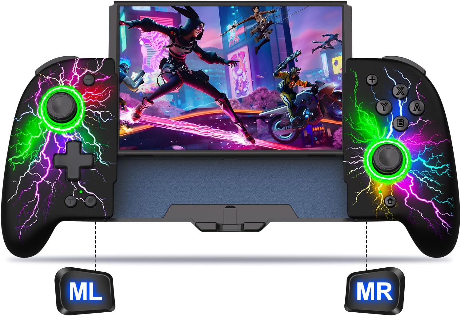 HASACOOL Wireless-Switch-Controller for Nintendo Switch/OLED,One-Piece Hall Effect Switch Pro ...