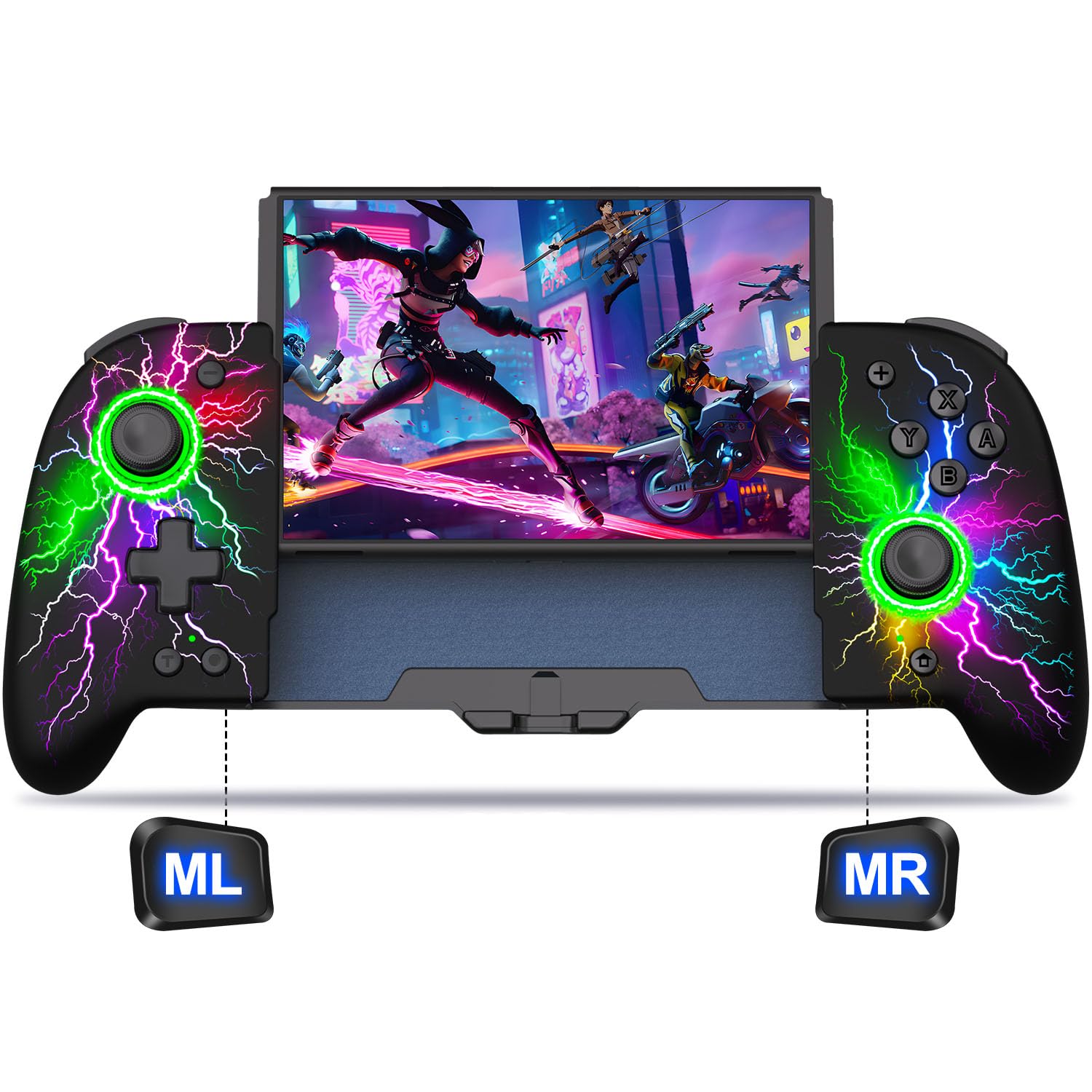 HASACOOL Wireless-Switch-Controller for Switch/OLED,One-Piece Hall ...