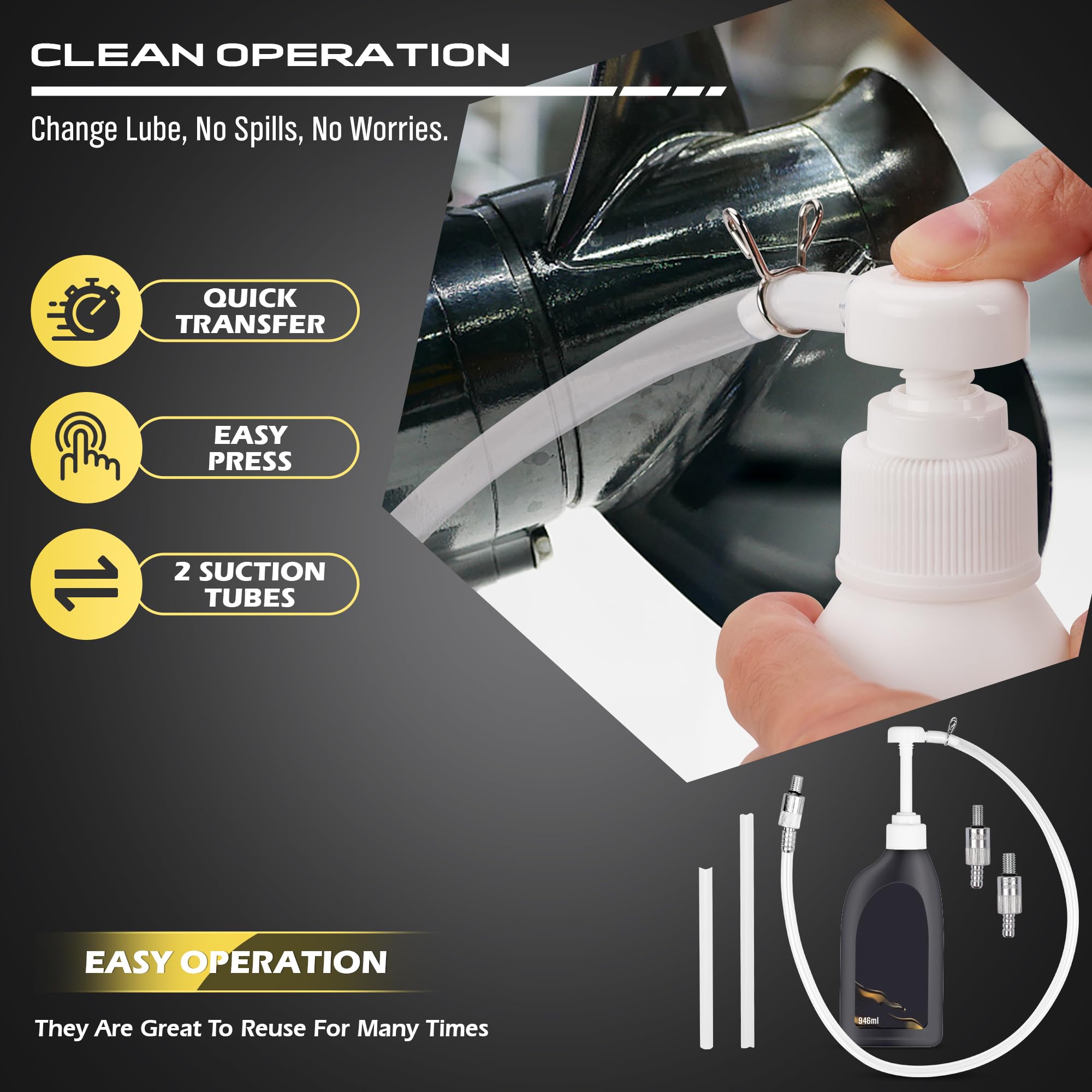 Snapklik.com : Lower Unit Gear Oil Pump: Transmission Fluid Transfer ...