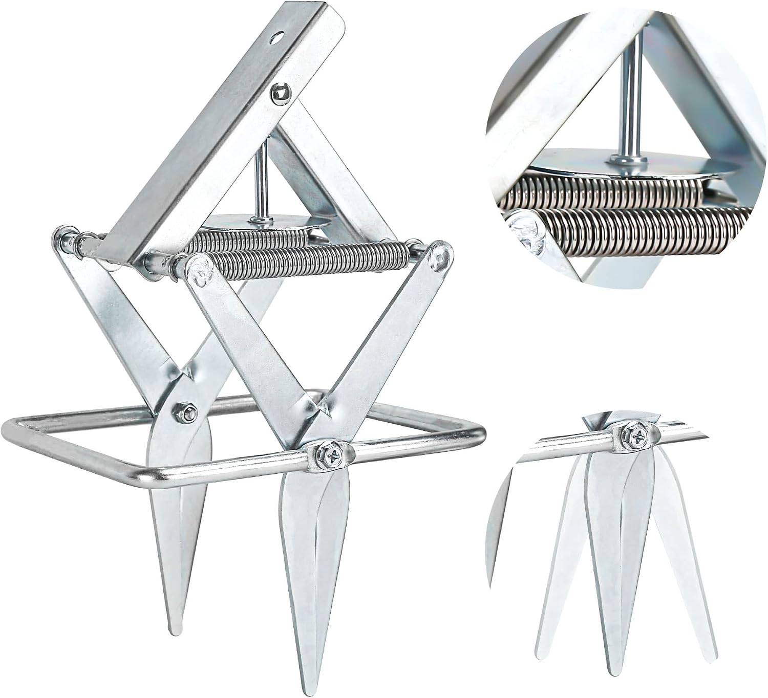 Amazon.com : YardYield Mole Trap Easy Set Gopher Trap Galvanized Steel ...