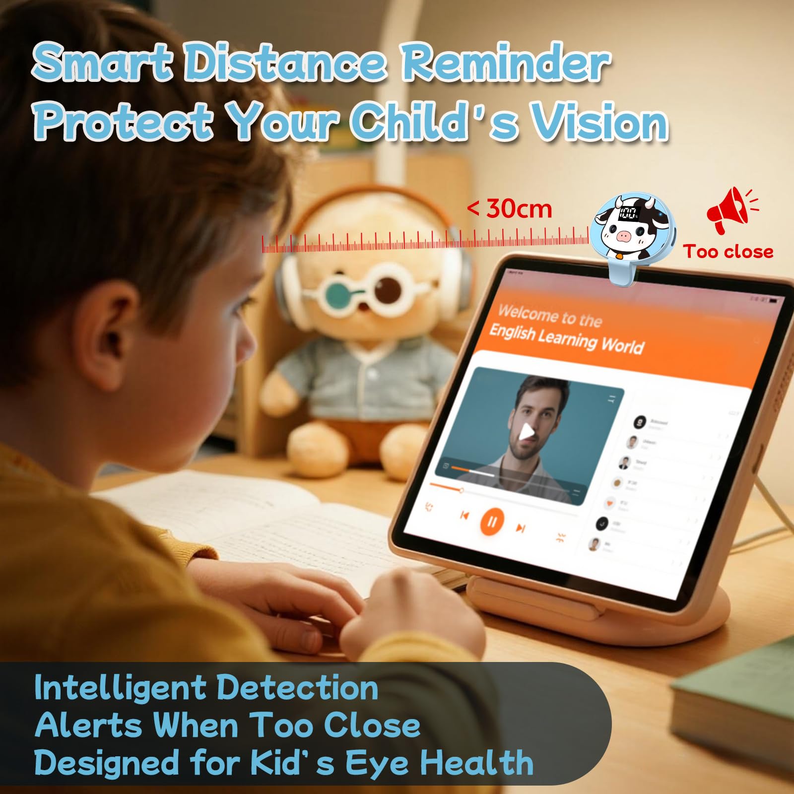 Snapklik.com : Near Work & Study Posture Reminder For Desk PC Laptop ...