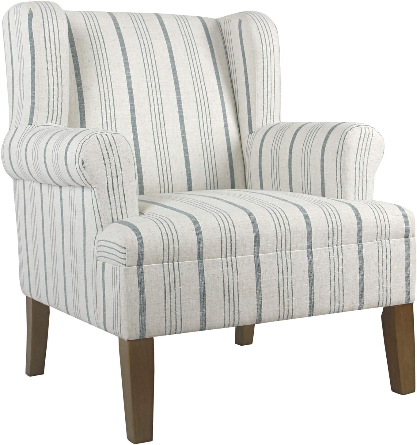 Amazon.com: HomePop Emerson Wingback Accent Chair, Multi Color : Home ...