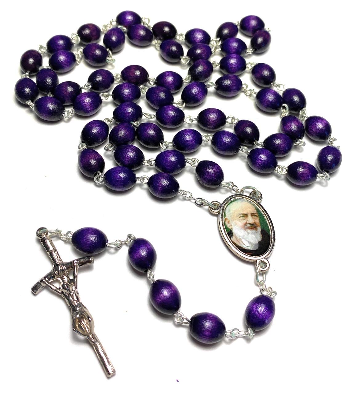 Buy 3rd Class relic Rosary Saint Padre Pio Pietrelcina Stigmata ...