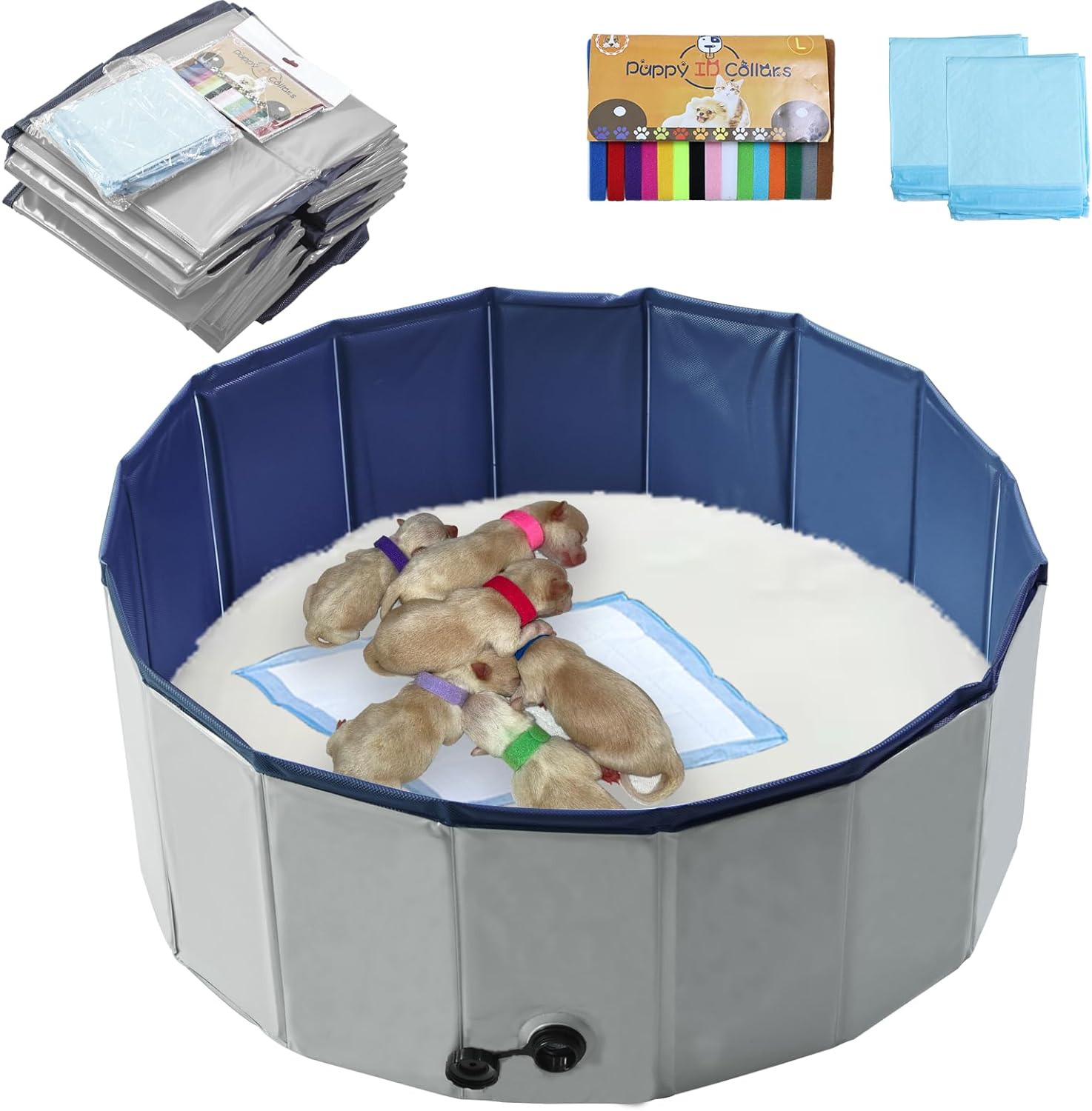 Amazon.com : Artilife Dog Whelping Box Pool,Whelping Box for Dogs ...