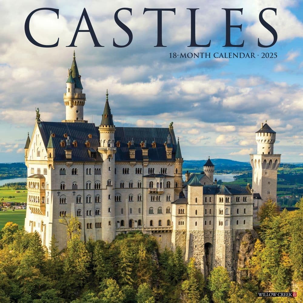 Amazon.com: Willow Creek Press Calendars, Castles 2025 Wall Calendar ...