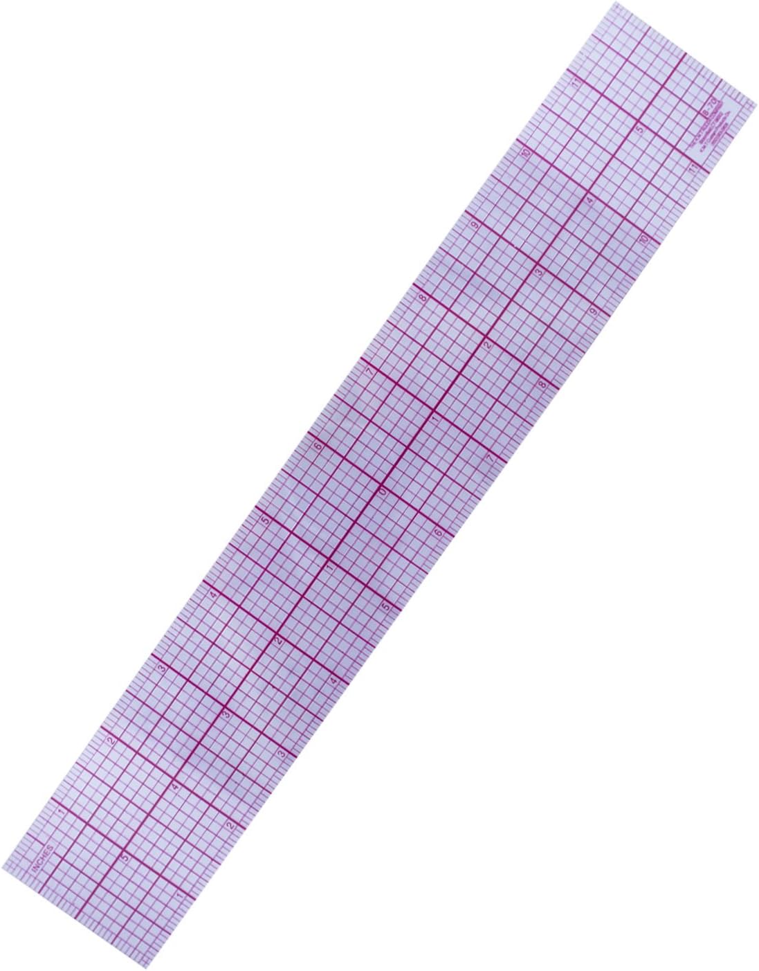 Westcott W-10 6-Inch 8ths Graph Ruler, Transparent, 1 x 6 in : Amazon ...