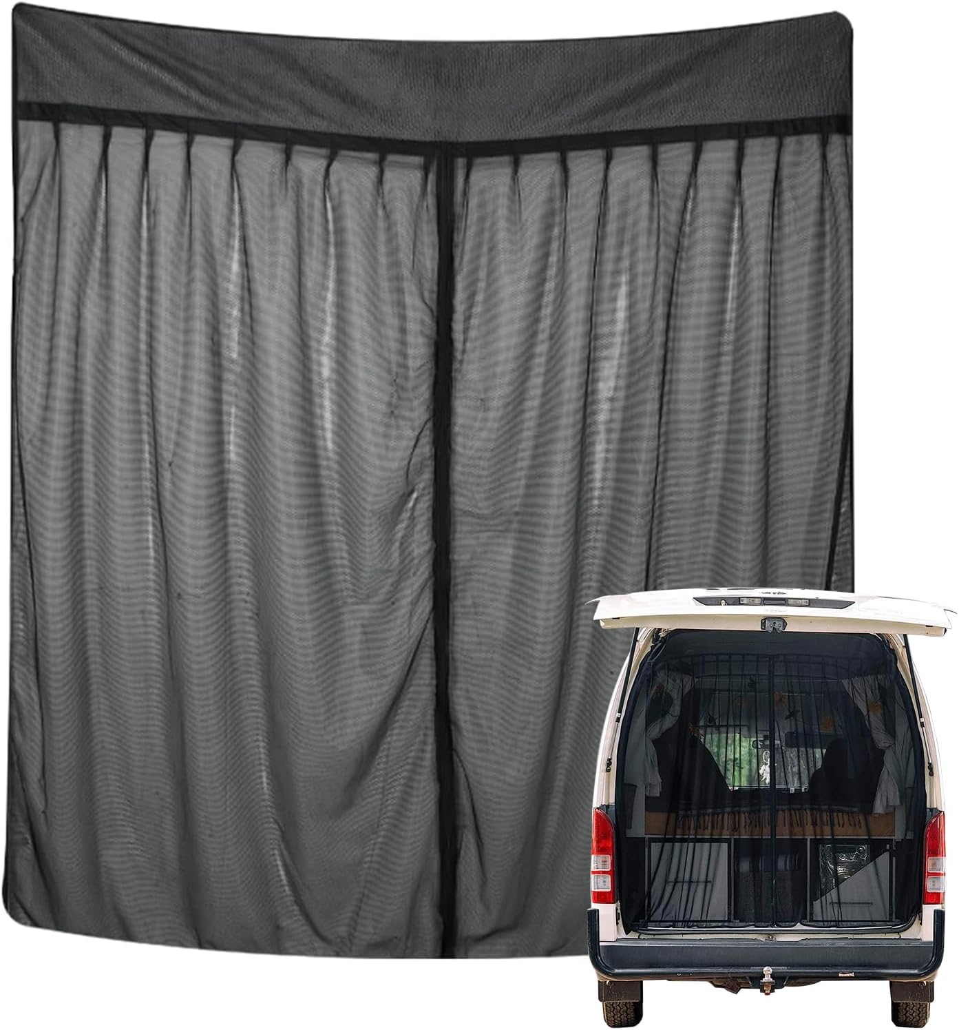 Flügeltür Kofferraumabdeckung Sonnenschutz,Auto Heckklappe Moskitonetz ...
